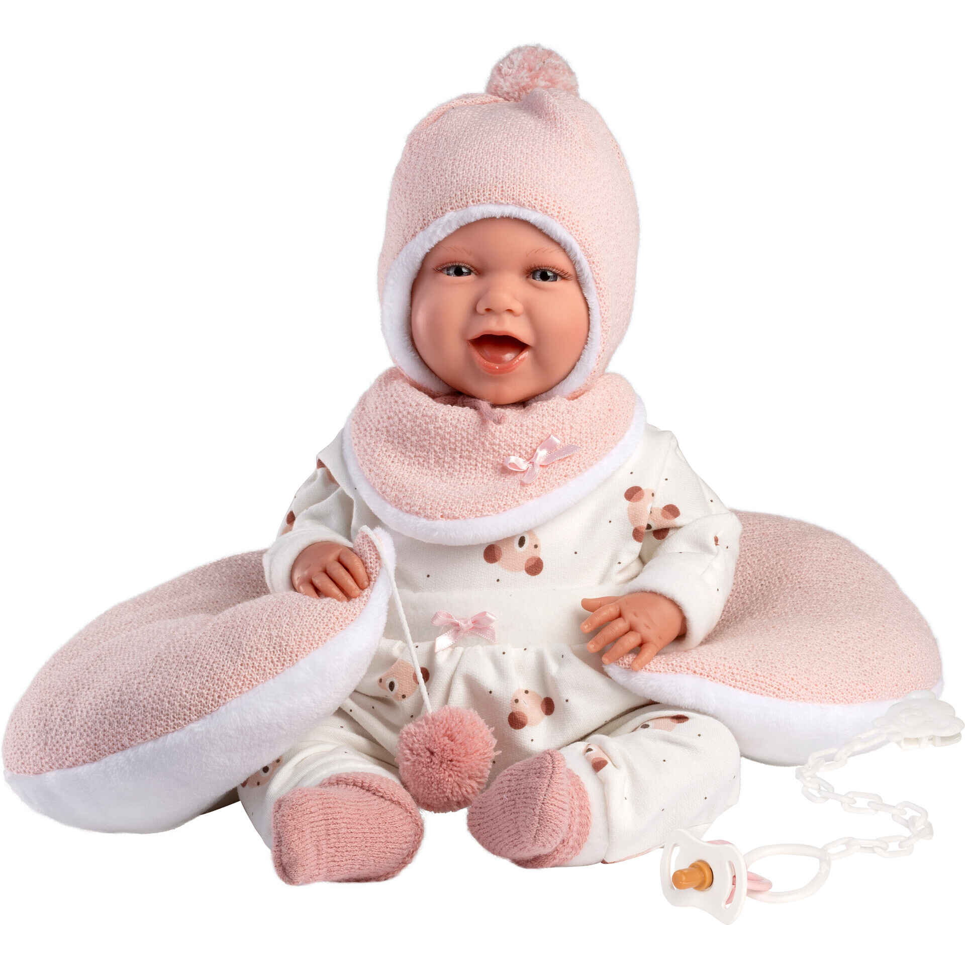 Llorens - Bebé Mimi Sorrisos com Almofada Lua Rosa | Continente Online