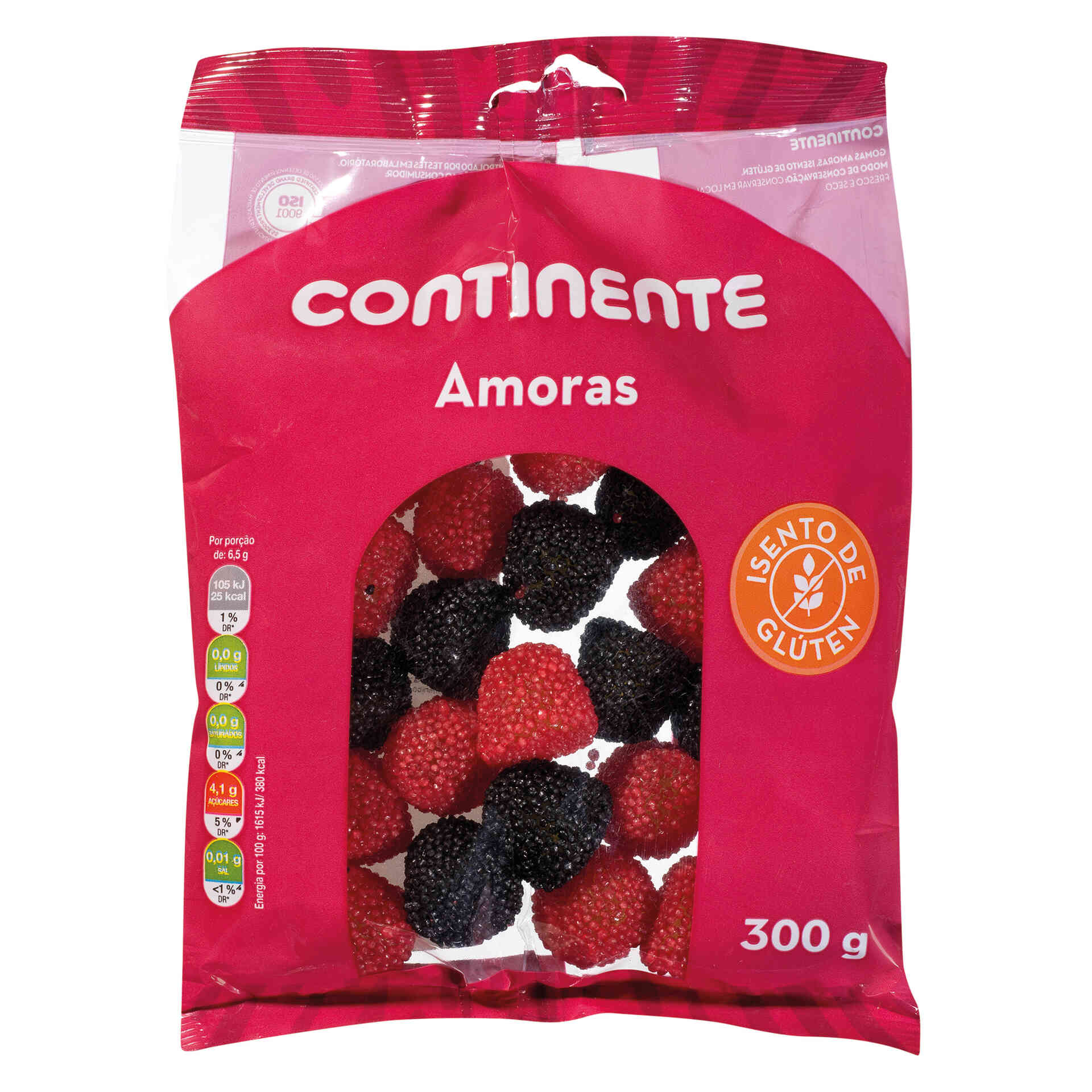 Gomas Amoras sem Glúten Continente Infantil - emb. 300 gr | Continente ...