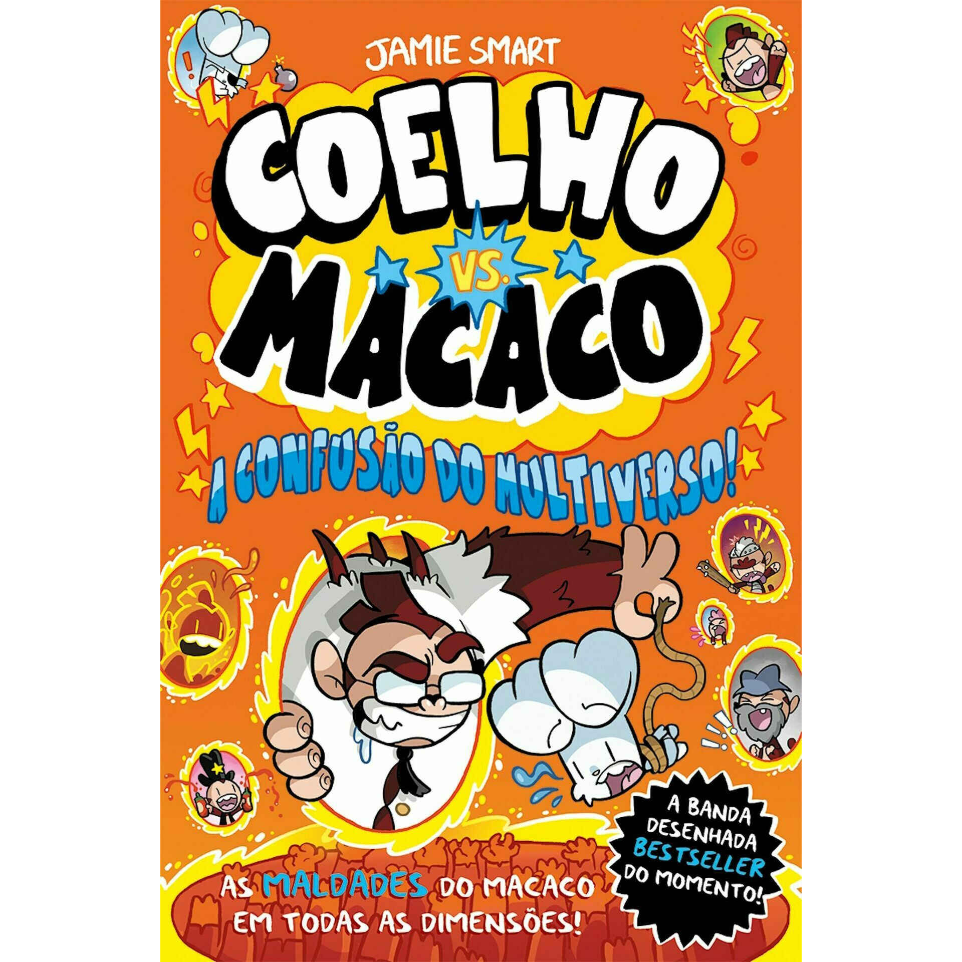 Coelho vs. Macaco Nº 7 - A Confusão do Multiverso! Jamie Smart ...