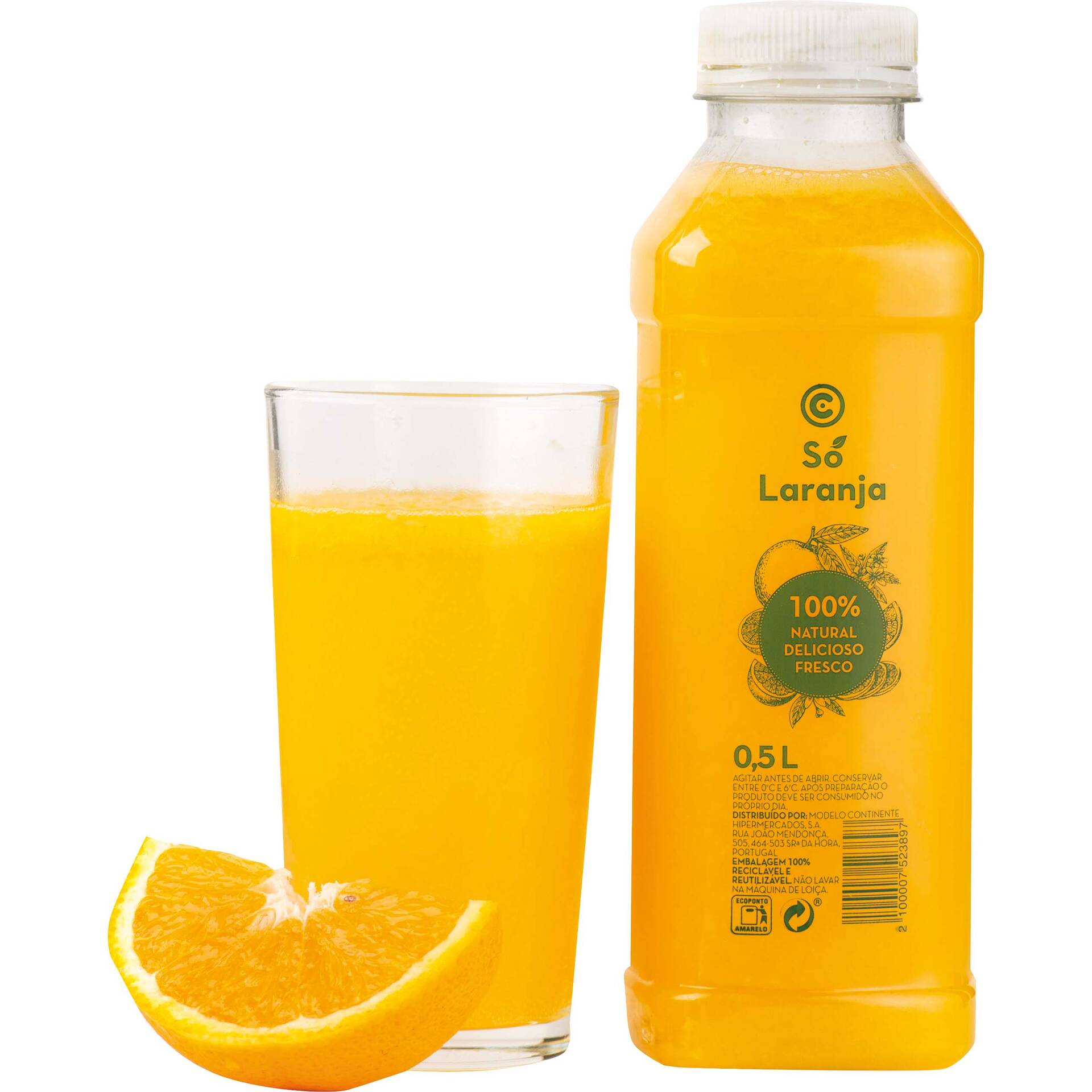 Sumo 100% Laranja Natural Continente - emb. 50 cl | Continente Online