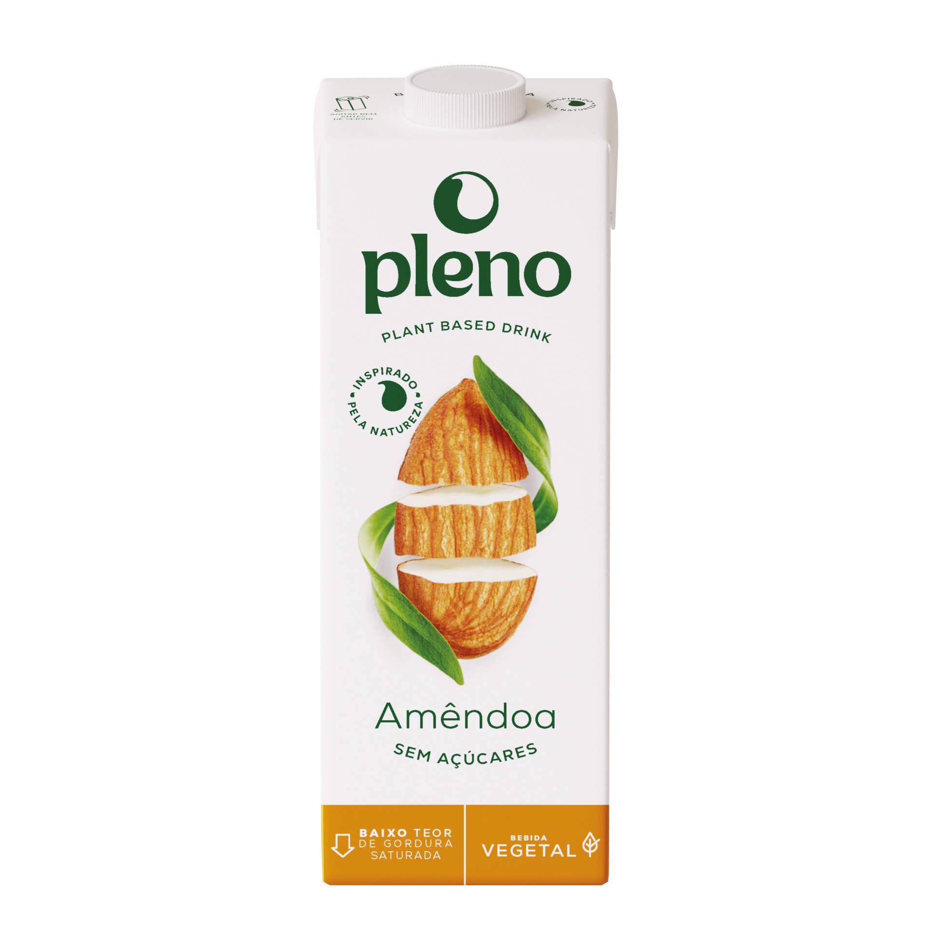 Bebida Vegetal de Amêndoa Pleno - emb. 1 lt | Continente Online