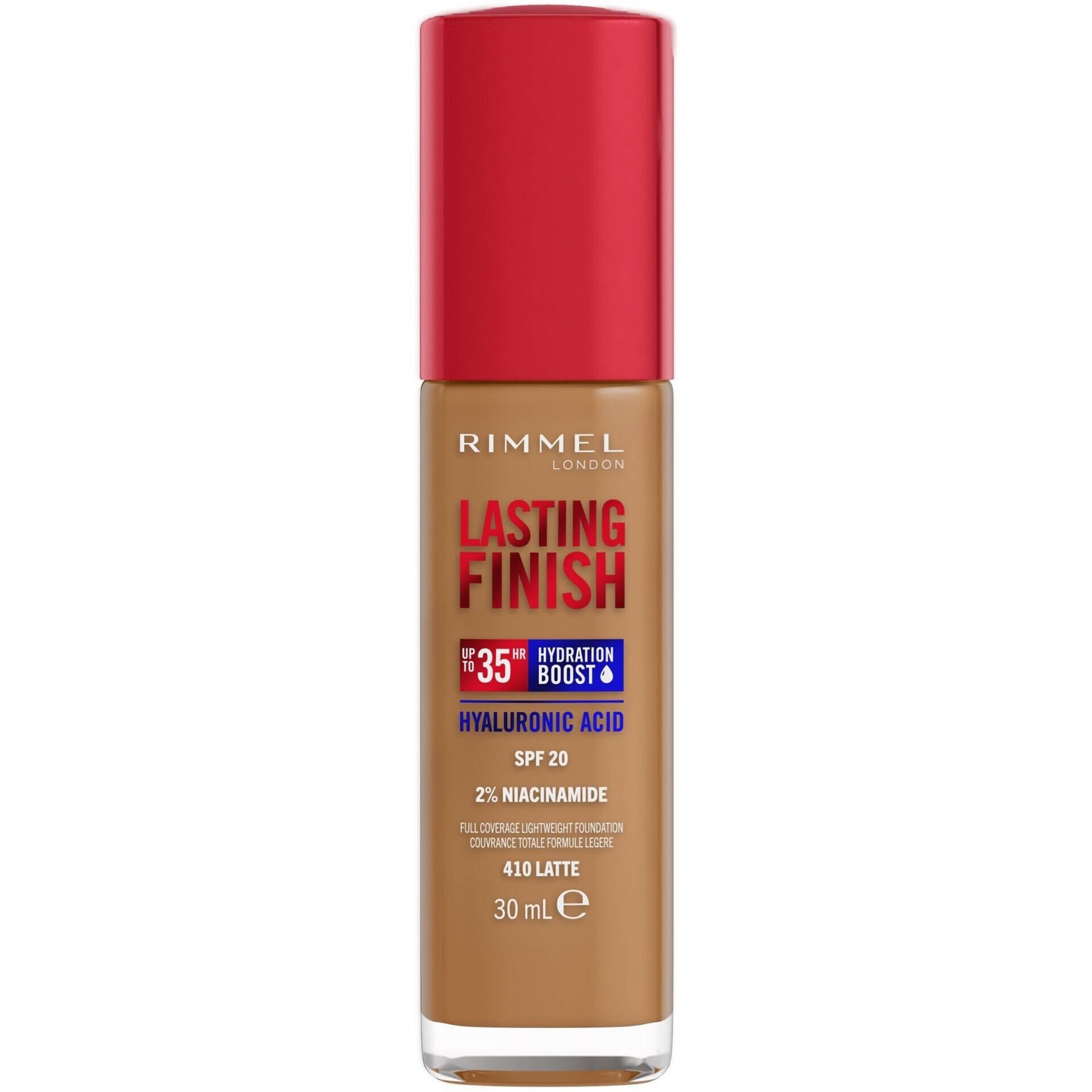 Base de Rosto Lasting Finish Latte 410 Rimmel | Continente Online