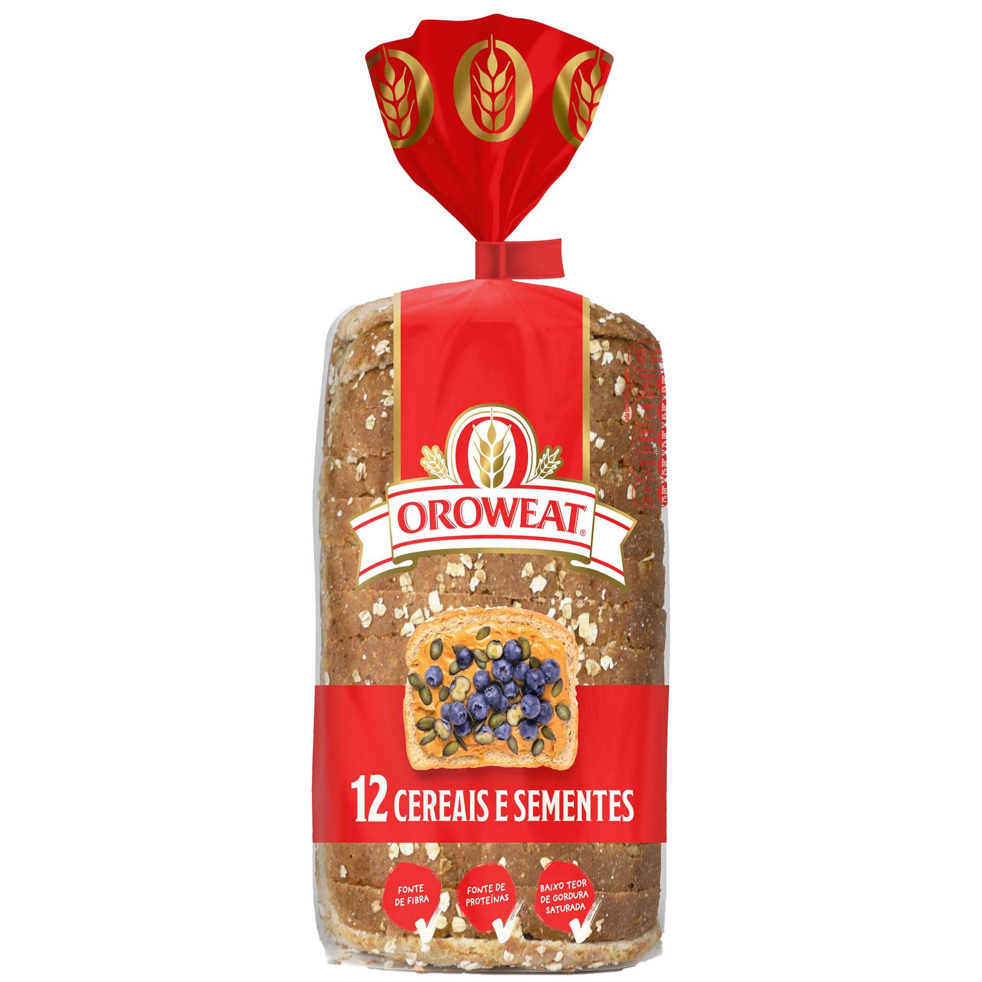 Pão de Forma 12 Cereais e Sementes com Côdea - emb. 590 gr - Oroweat ...