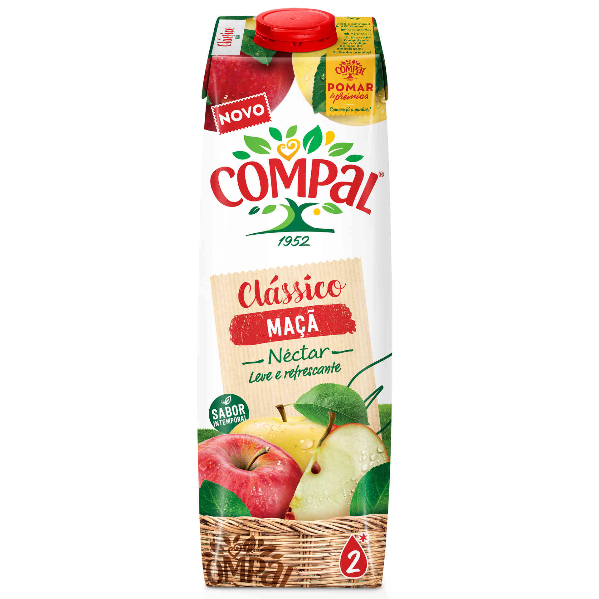 Néctar Maçã Compal Clássico - emb. 1 lt | Continente Online