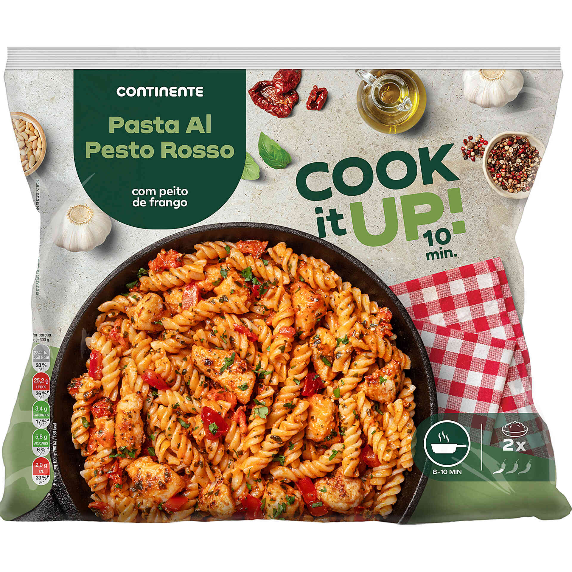 Pasta Al Pesto Rosso Cook it Up! Continente | Continente Online