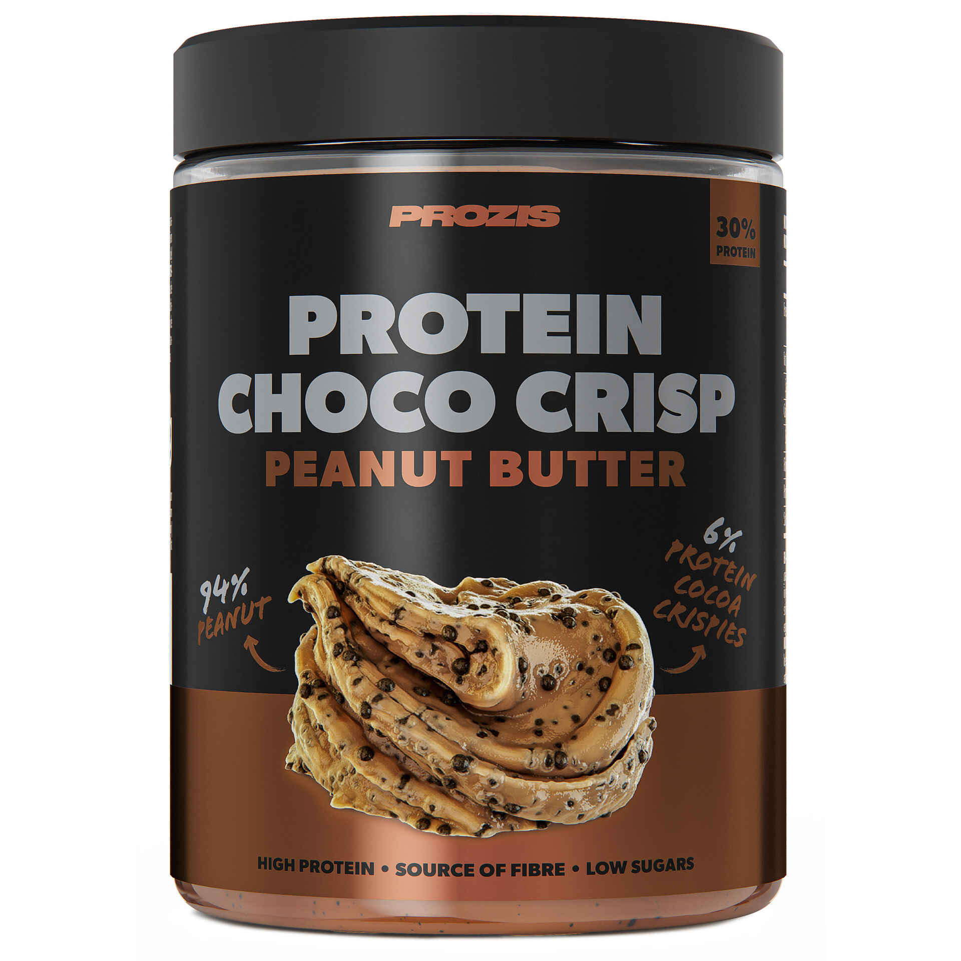 Manteiga de Amendoim e Chocolate Crocante Proteica Prozis - emb. 250 gr ...