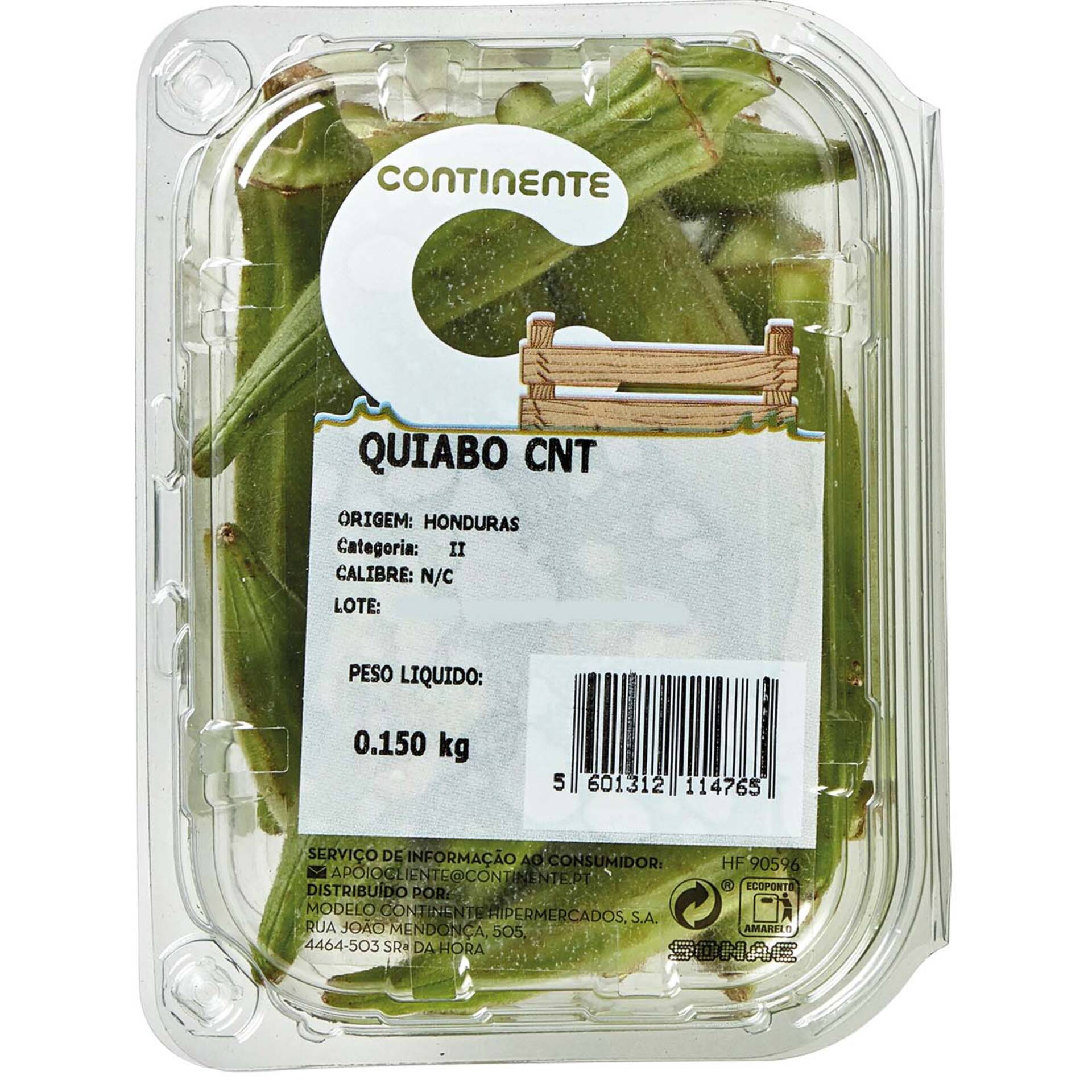 Quiabo Continente - emb. 150 gr | Continente Online