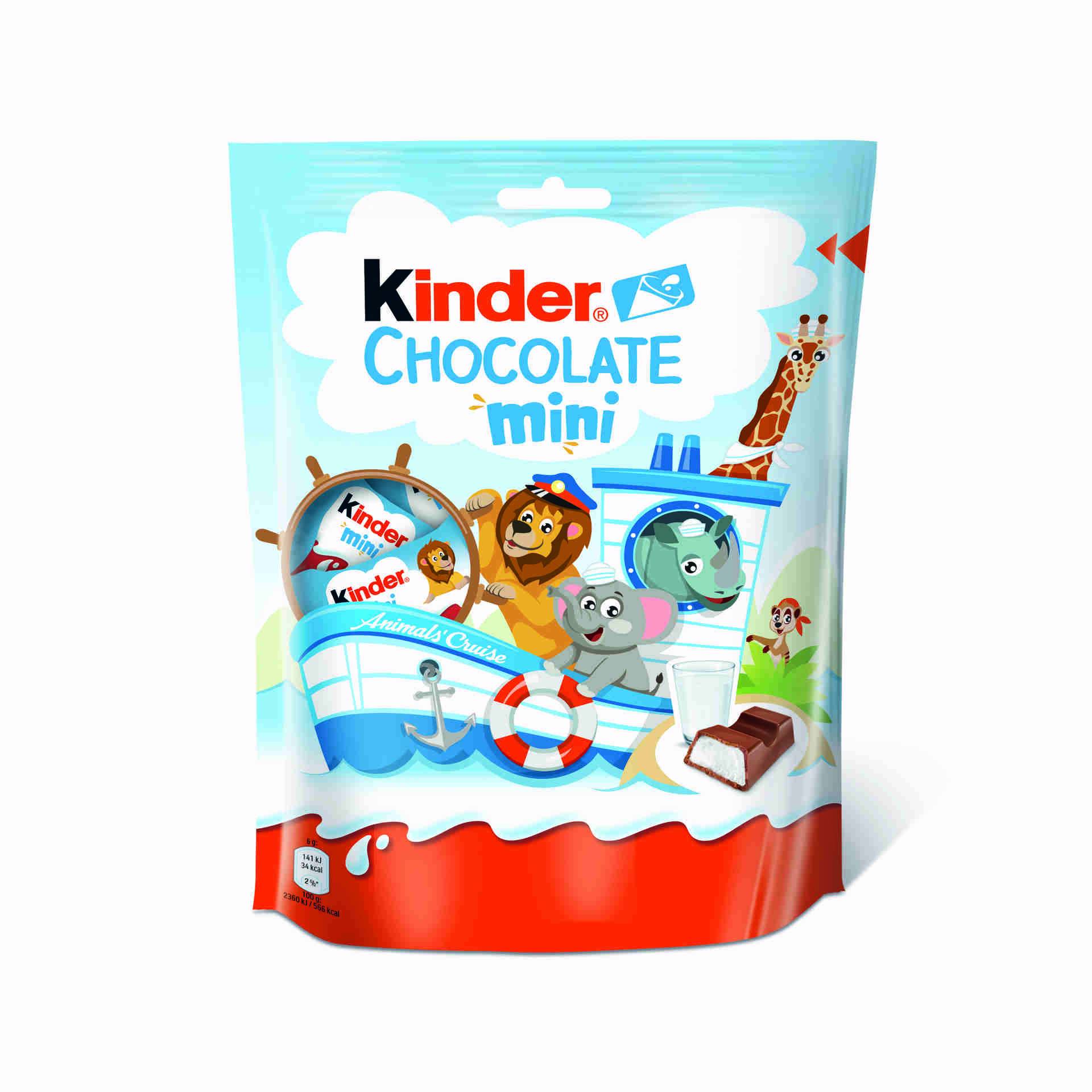 Snack de Chocolate de Leite Mini Kinder - emb. 120 gr | Continente Online