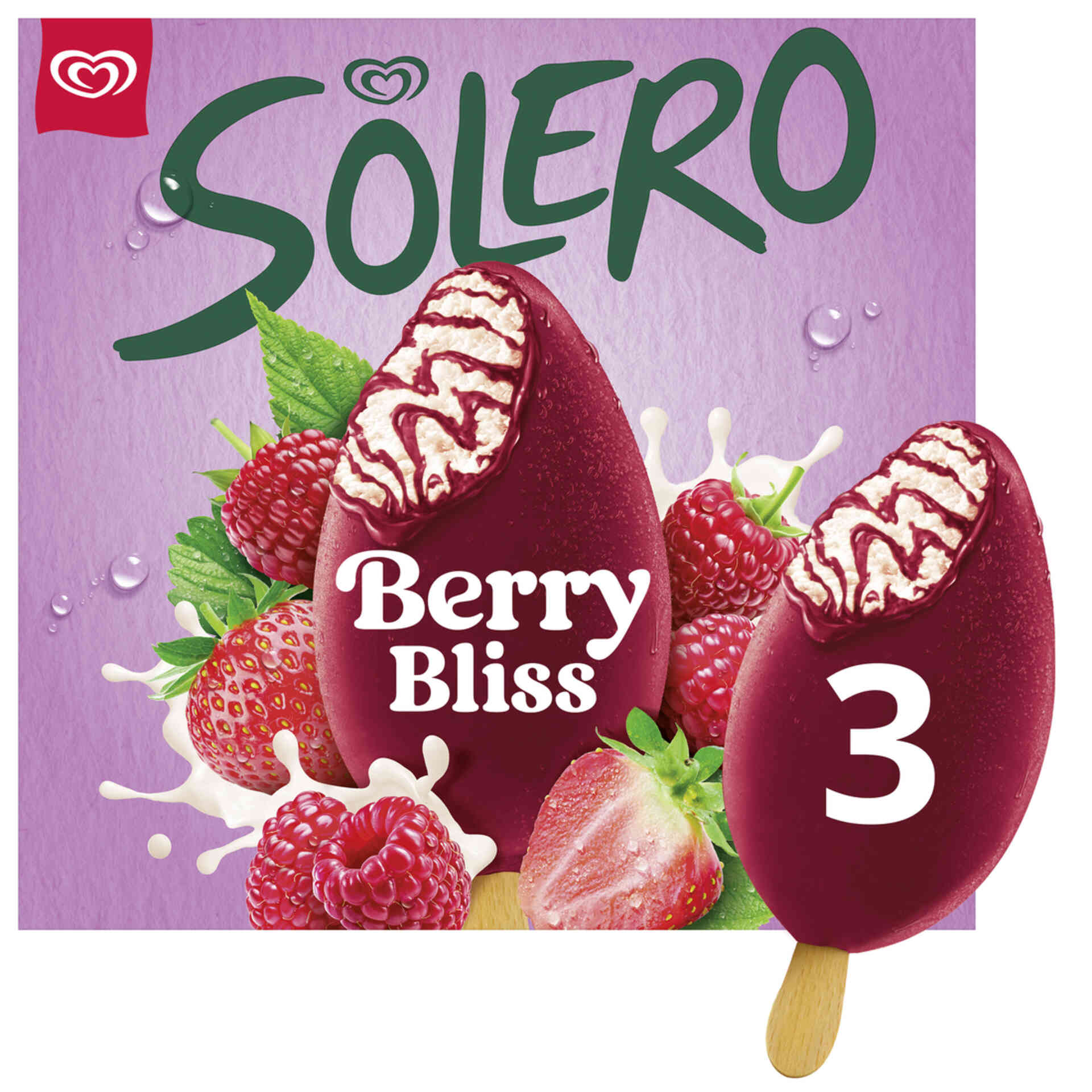 Gelado Red Berries Solero - emb. 270 ml (3 un) | Continente Online