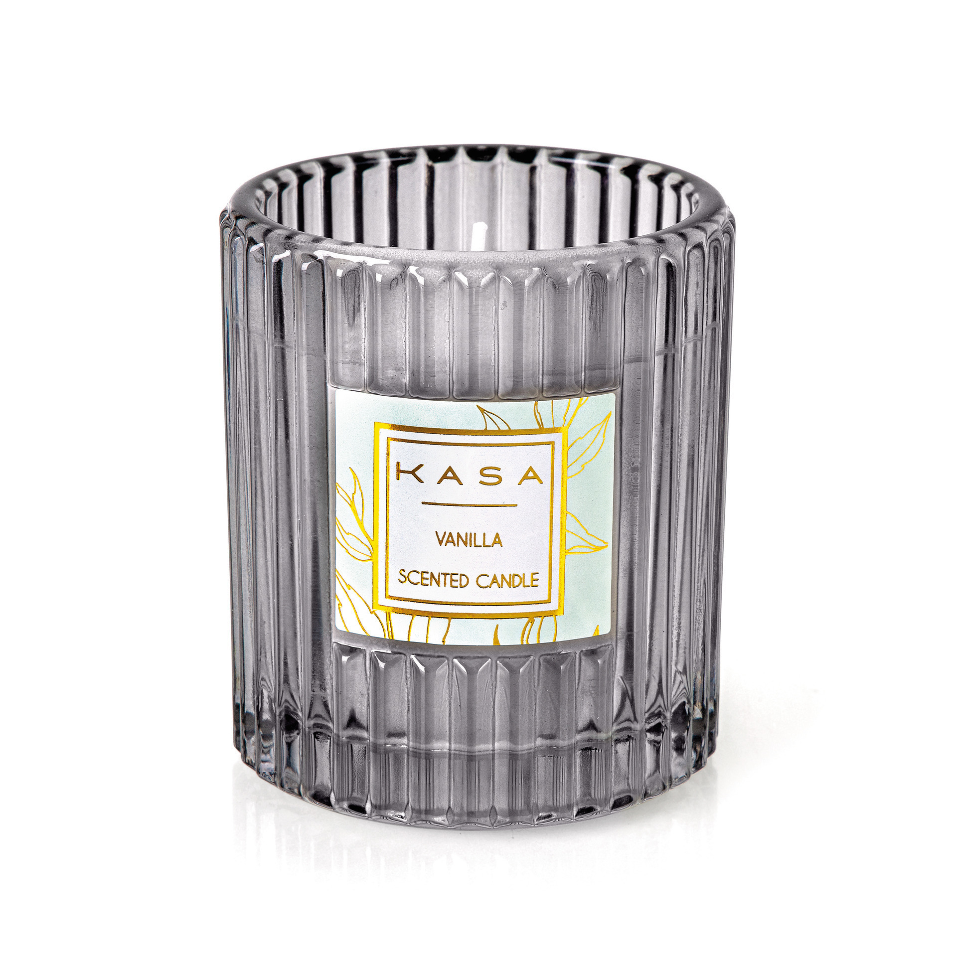 Vela em Copo Canelado 170g Kasa - 1 un | Continente Online