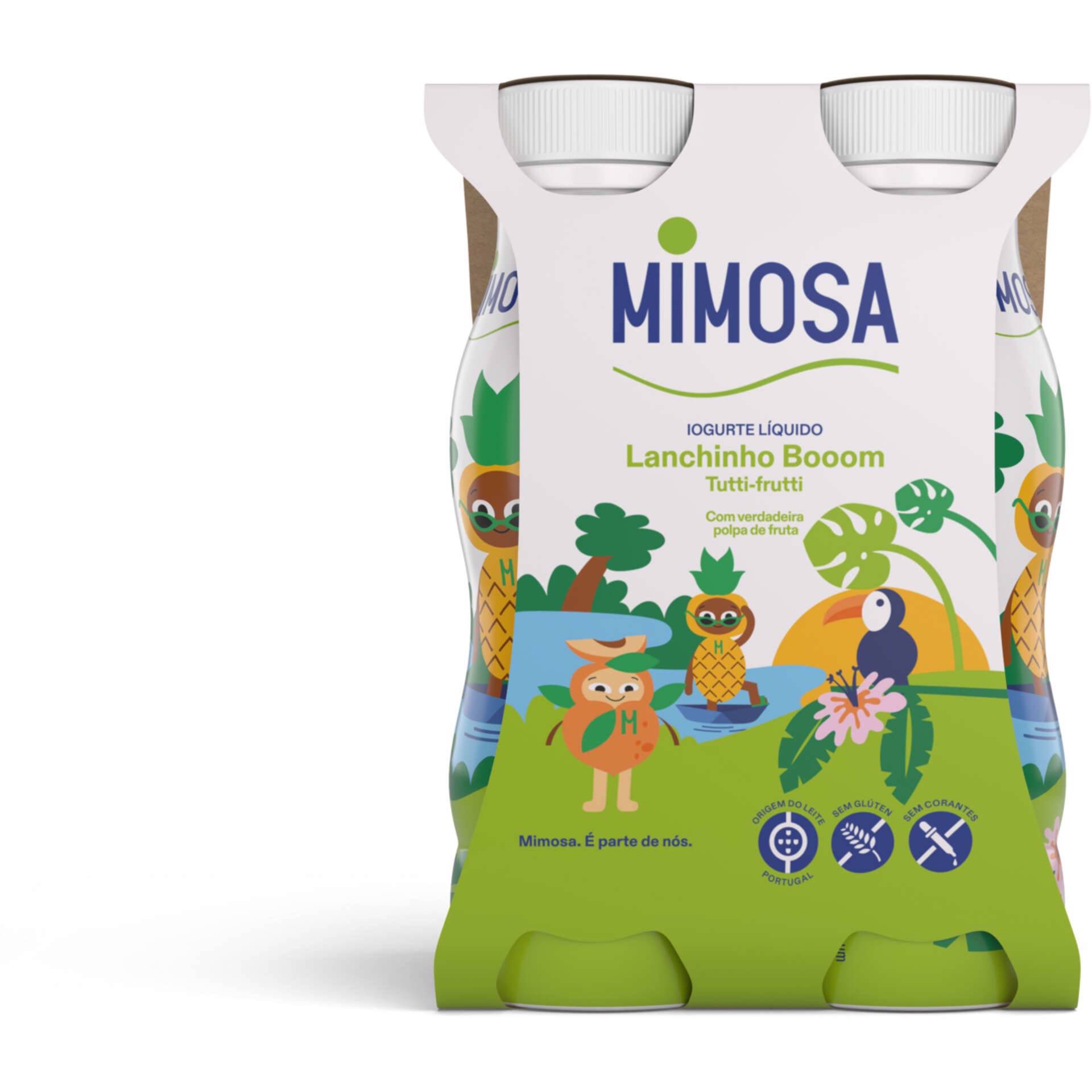 IOG. LANCHI BOM LÍQU FRUTOS TROP 4X151ML MIMOSA - emb. 604 gr (4 un ...
