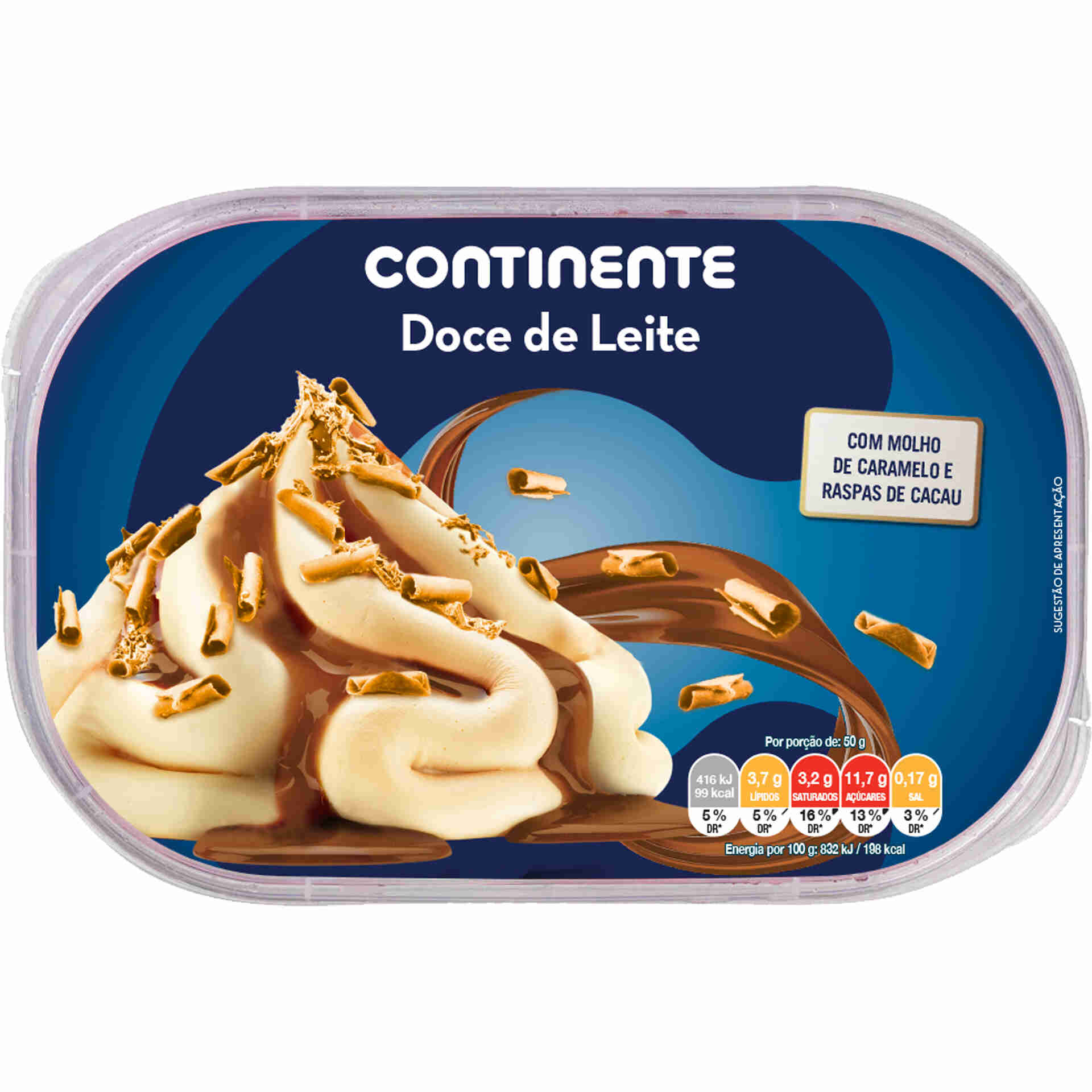 Gelado Doce de Leite Continente | Continente Online