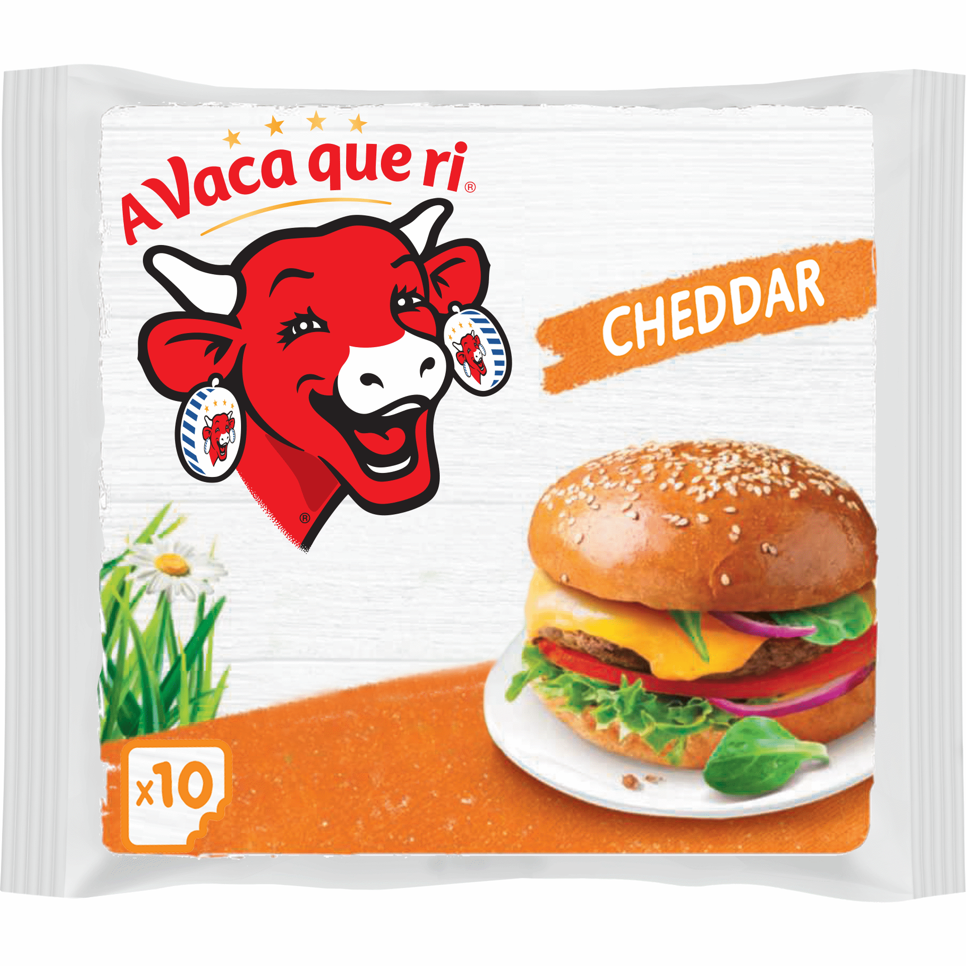Queijo Cheddar Fundido Fatiado A Vaca que ri - emb. 200 gr | Continente ...