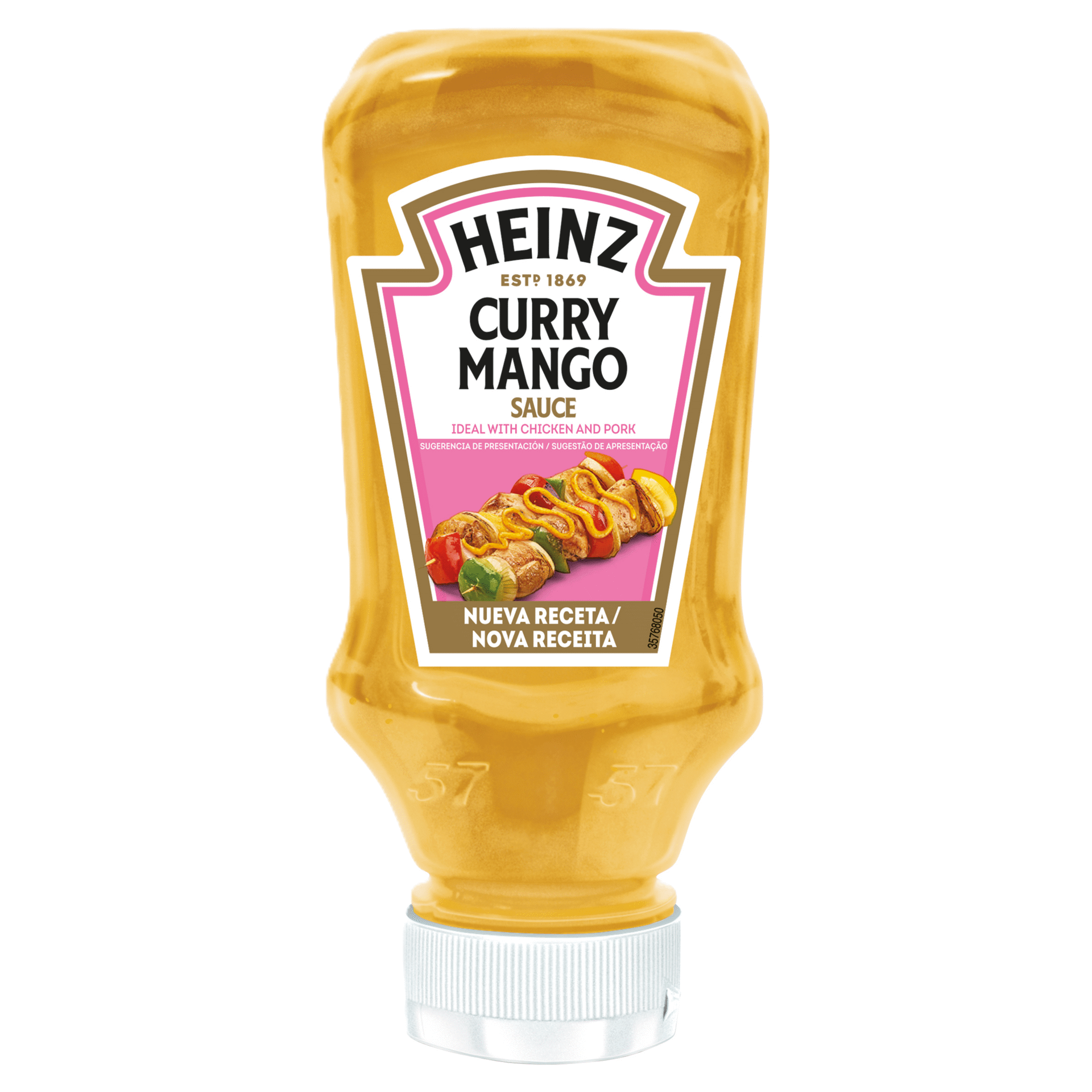 Molho de Caril e Manga Top Down Heinz | Continente Online