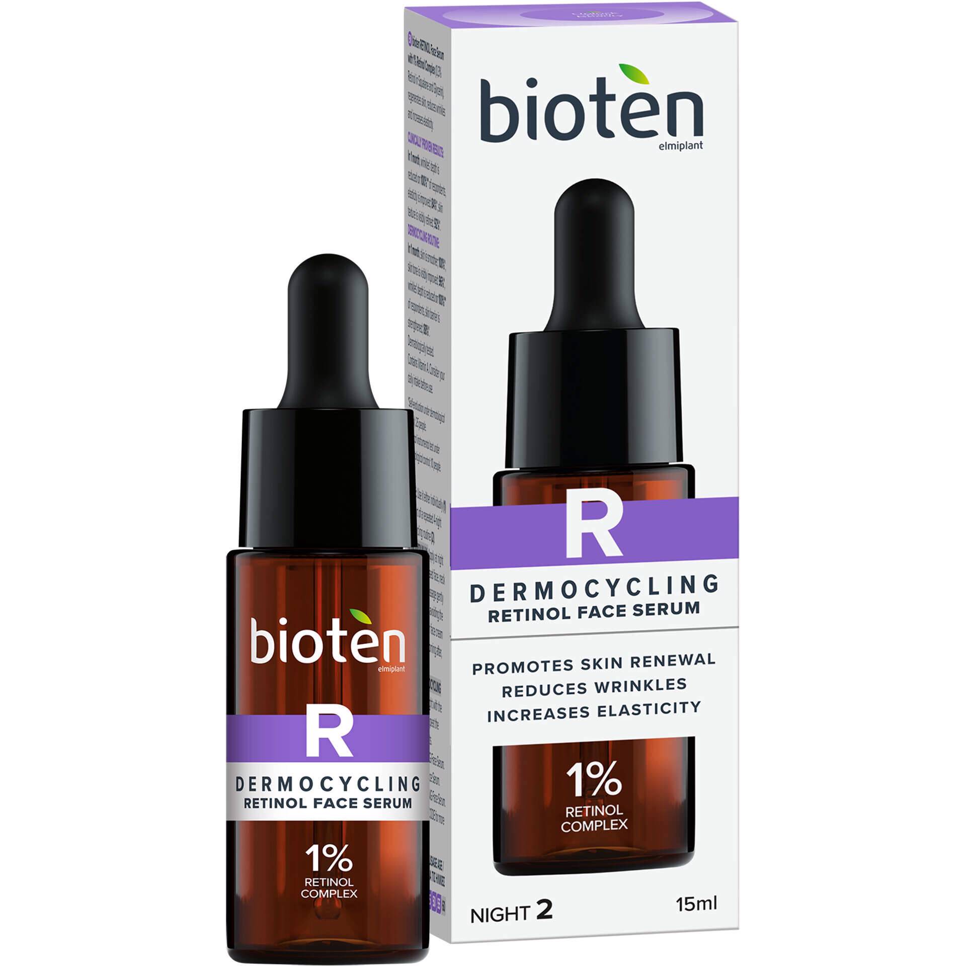 Sérum Facial Dermocycling Retinol Bioten - emb. 15 ml | Continente Online