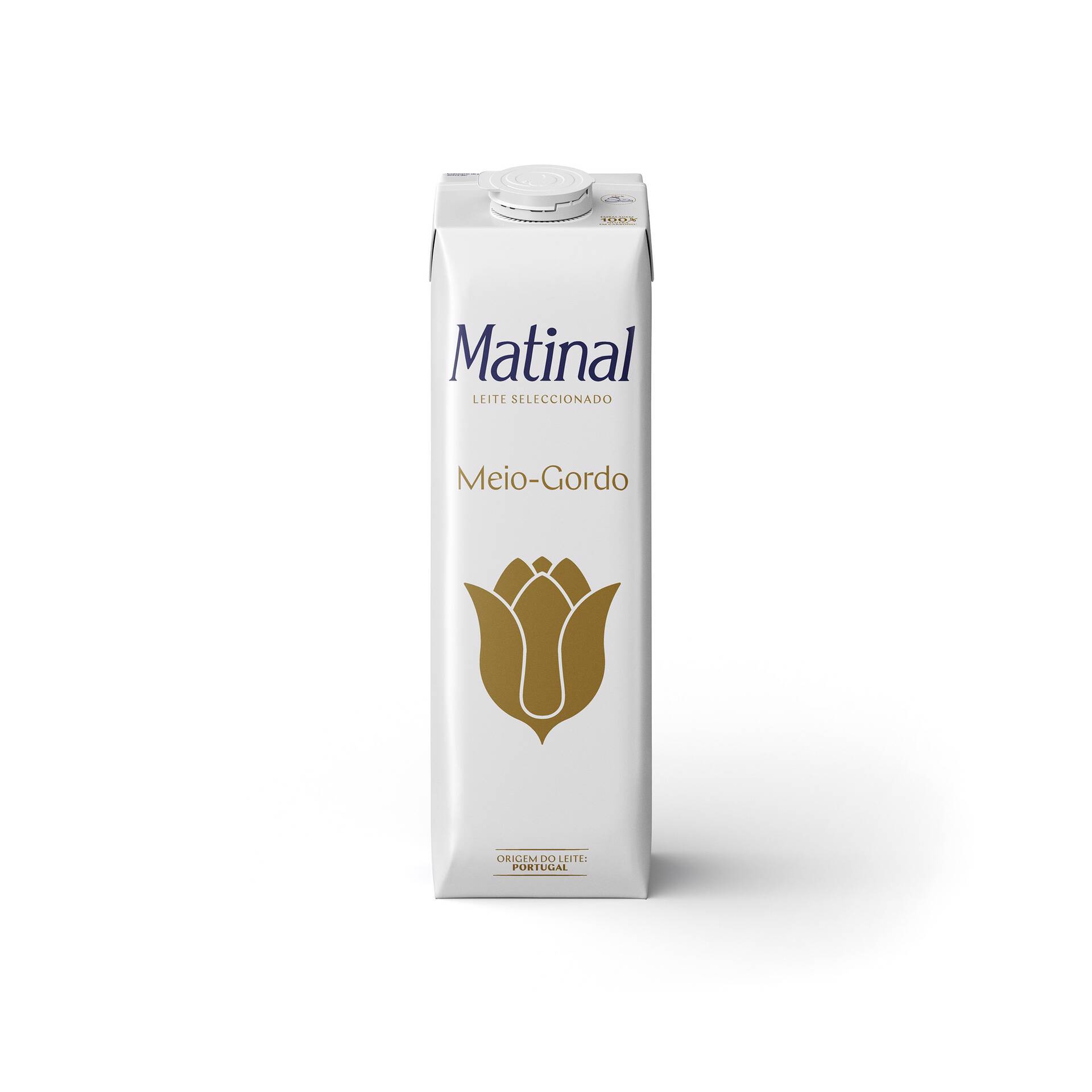 Leite UHT Meio Gordo emb. 1 lt - Matinal | Continente