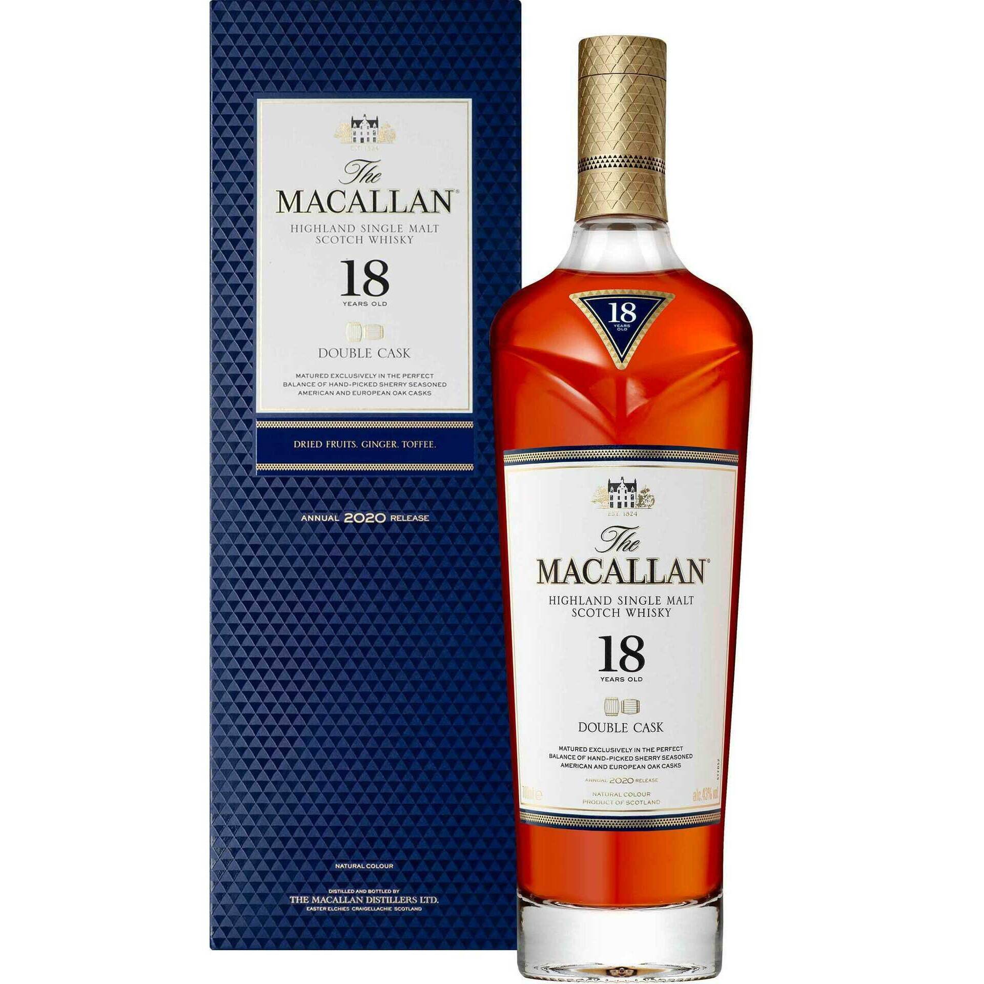 The Macallan Double Cask 18 Anos Single Malt Whisky Scotch | Continente ...
