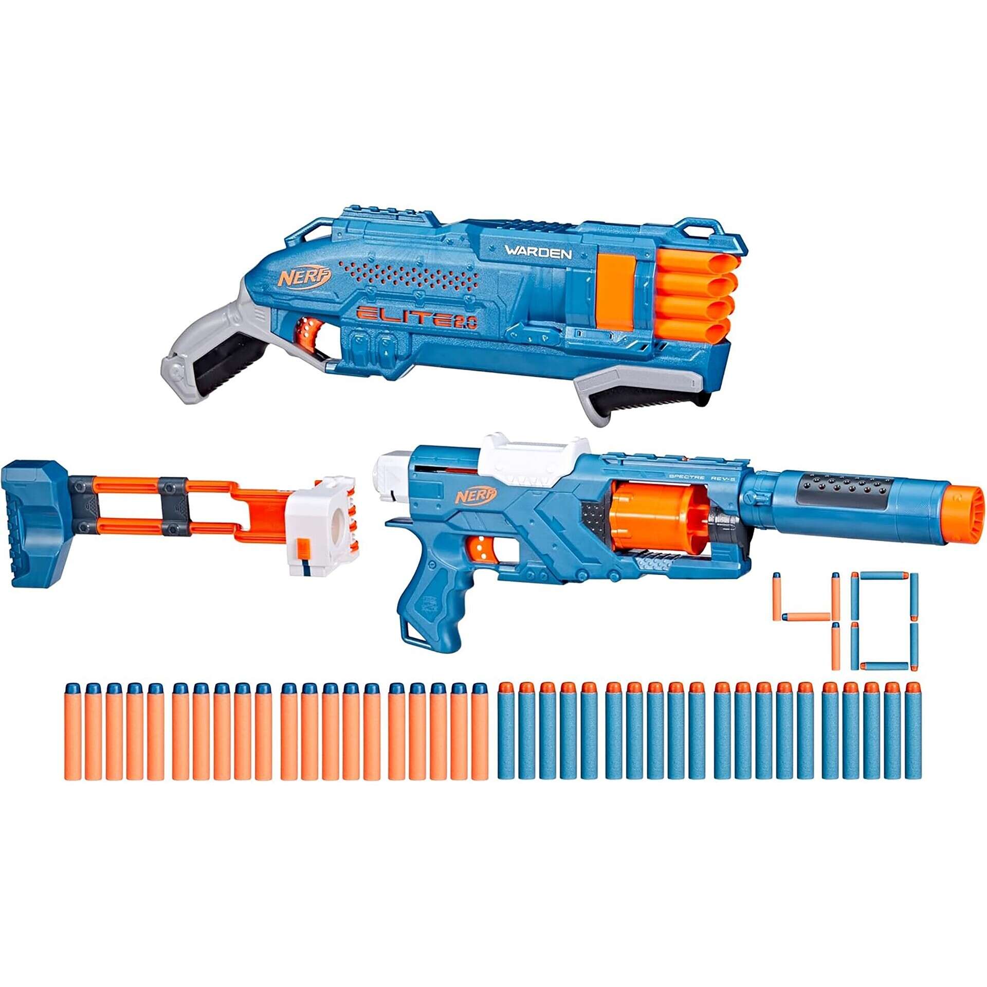 Nerf - Lançador Elite 2.0 Spectre Warden Pack | Continente Online