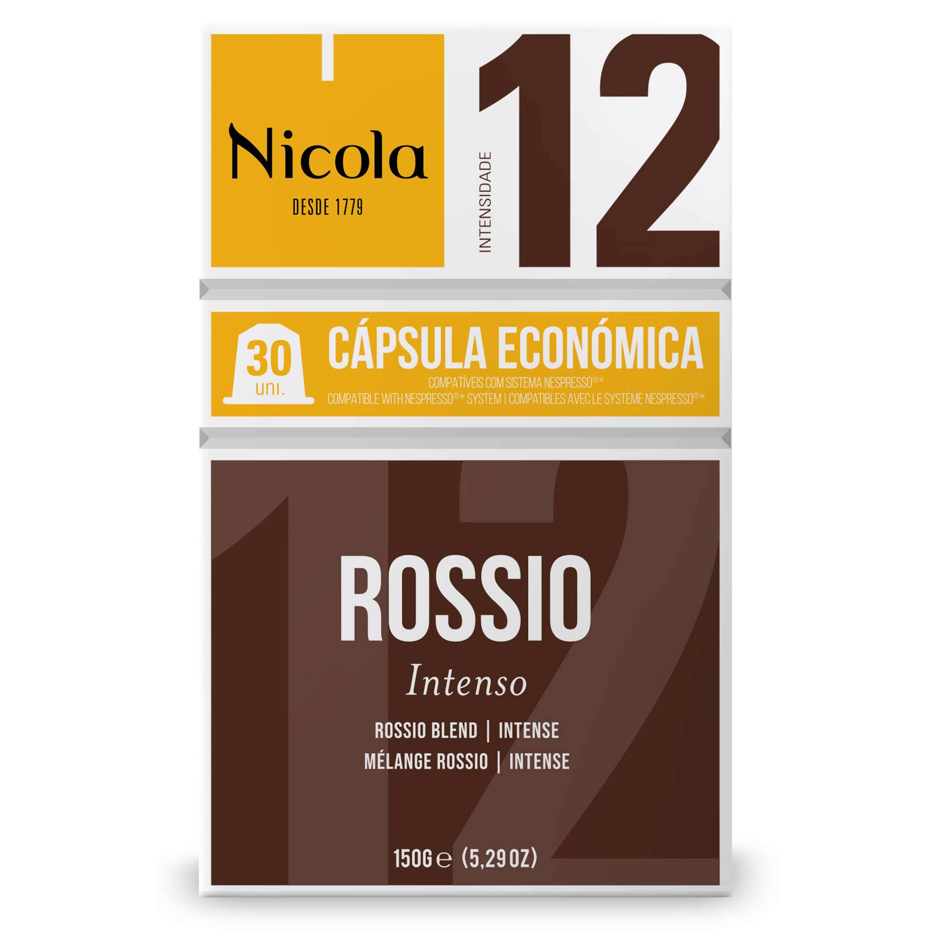 Cápsulas de Café Rossio Int 12 Nicola | Continente Online