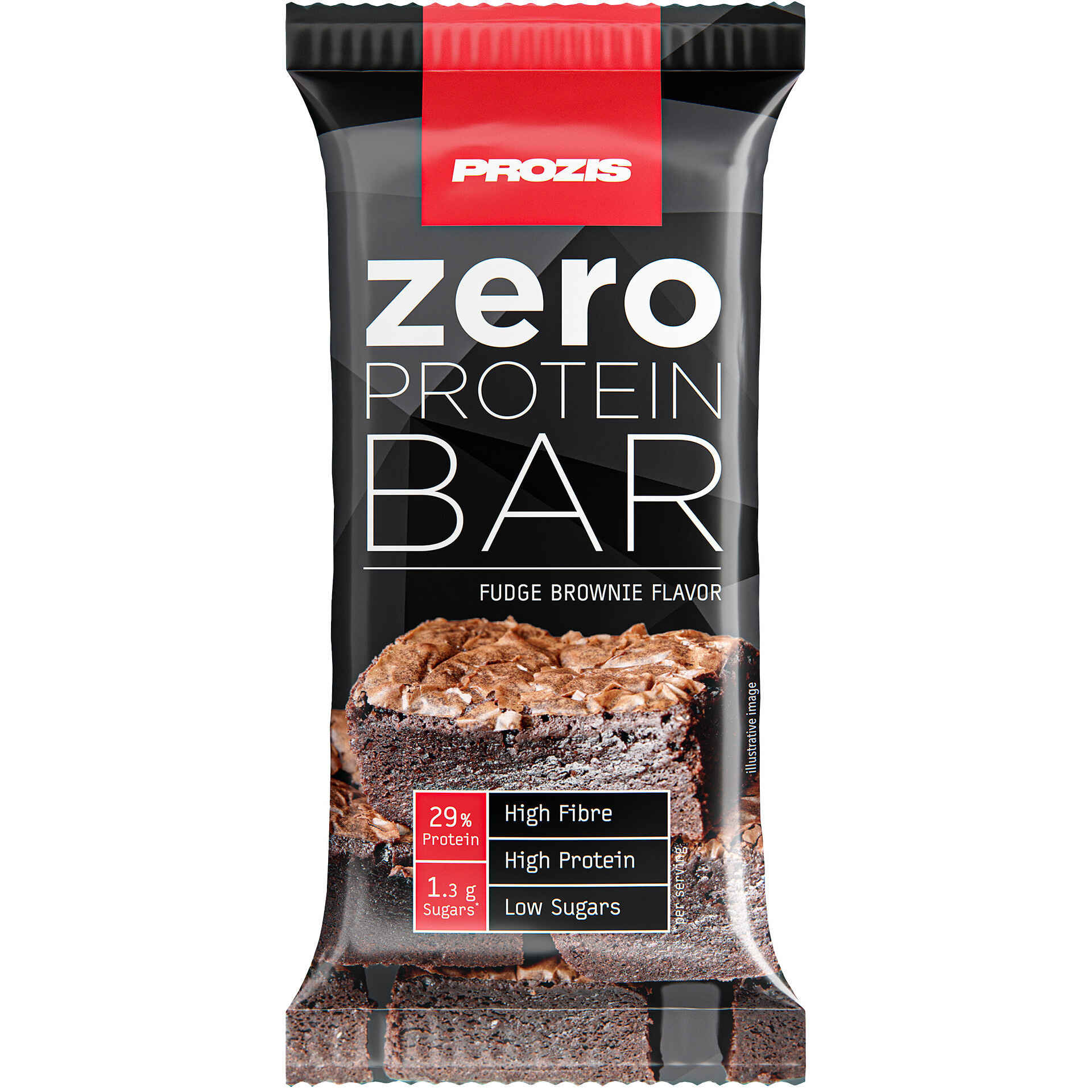 Barra Proteína Zero Fudge Brownie Prozis | Continente Online