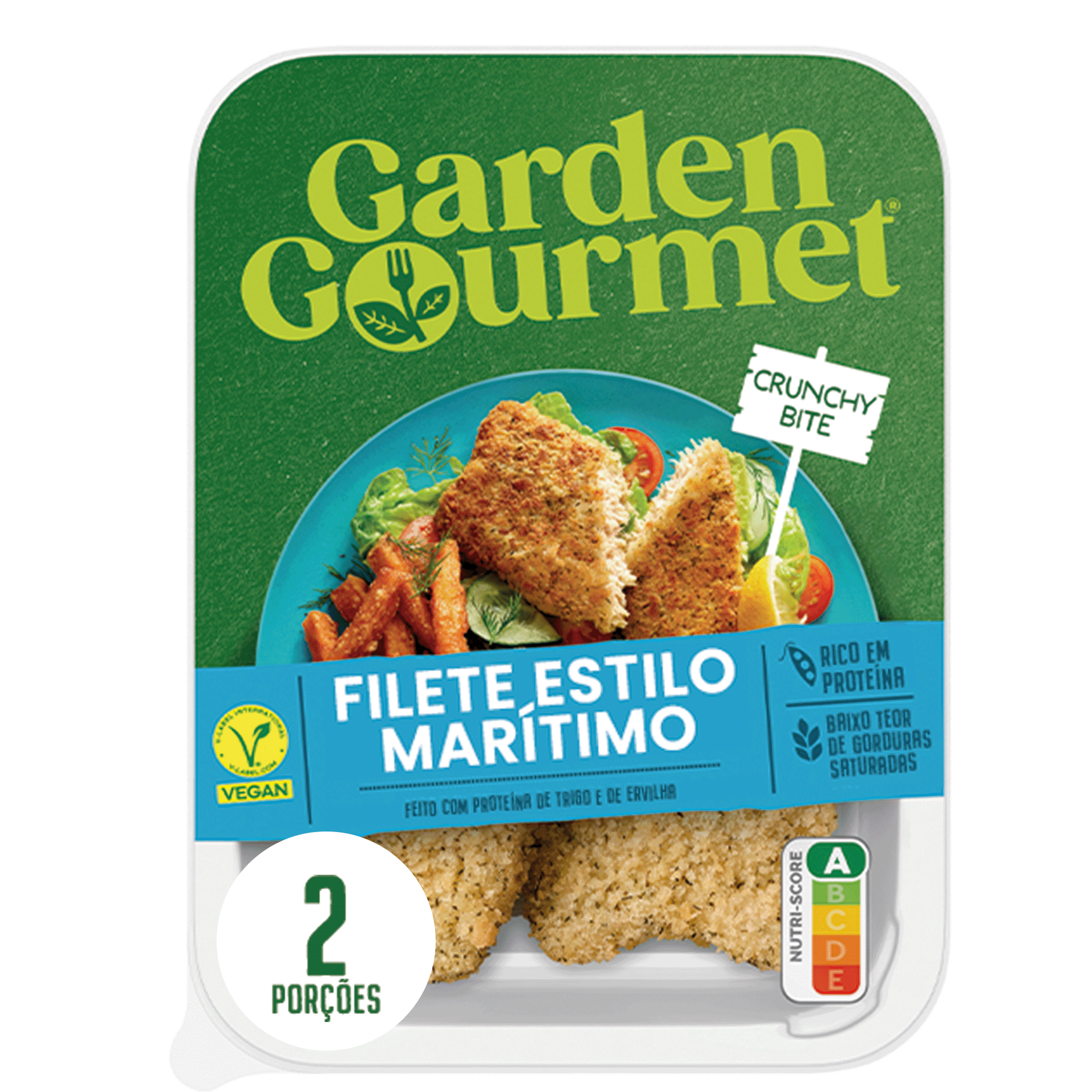 Filetes Crocantes de Proteína Vegetal Garden Gourmet - emb. 180 gr ...