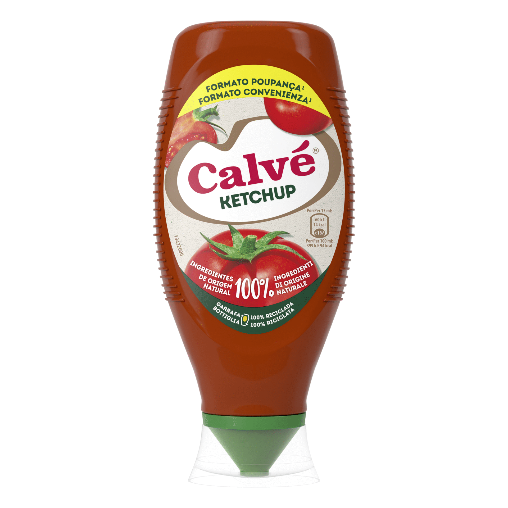 Ketchup Pure Top Down Calvé - emb. 825 gr | Continente Online