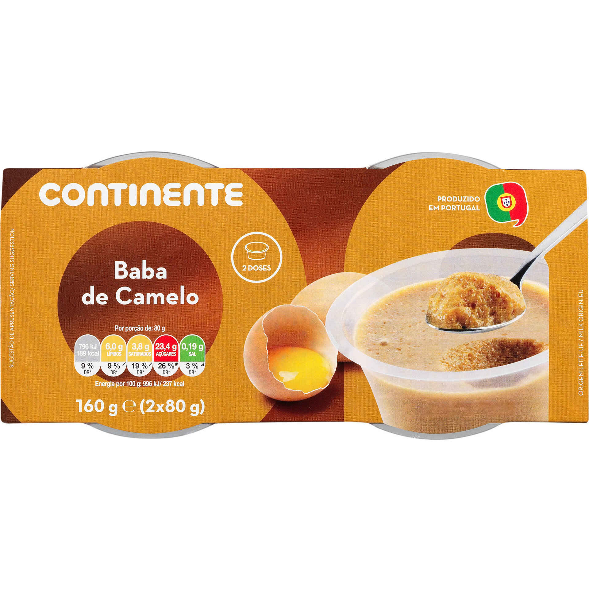Baba de Camelo Continente - emb. 160 gr (2 un) | Continente Online