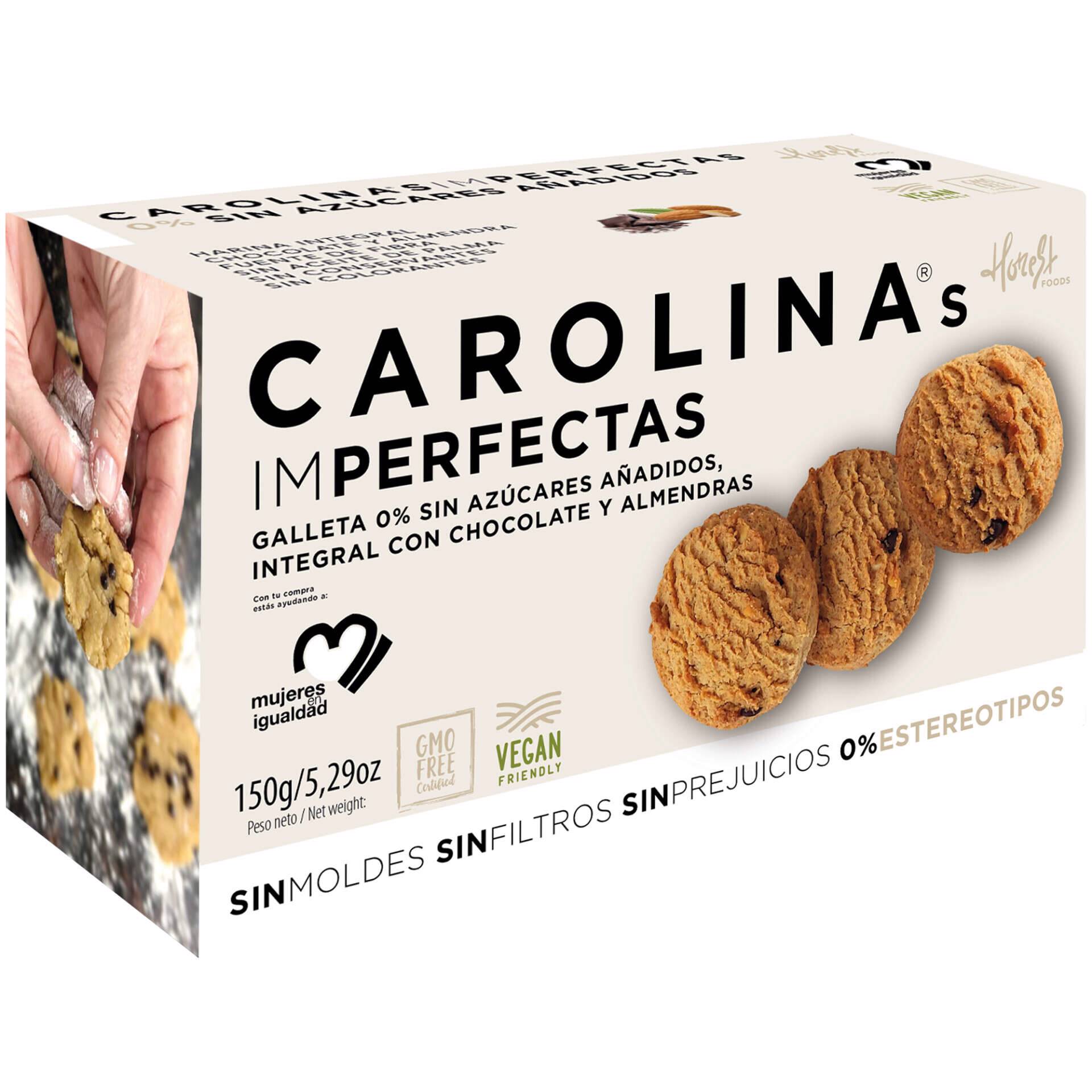 Bolachas Integrais Chocolate e Amêndoas Carolina - emb. 190 gr ...