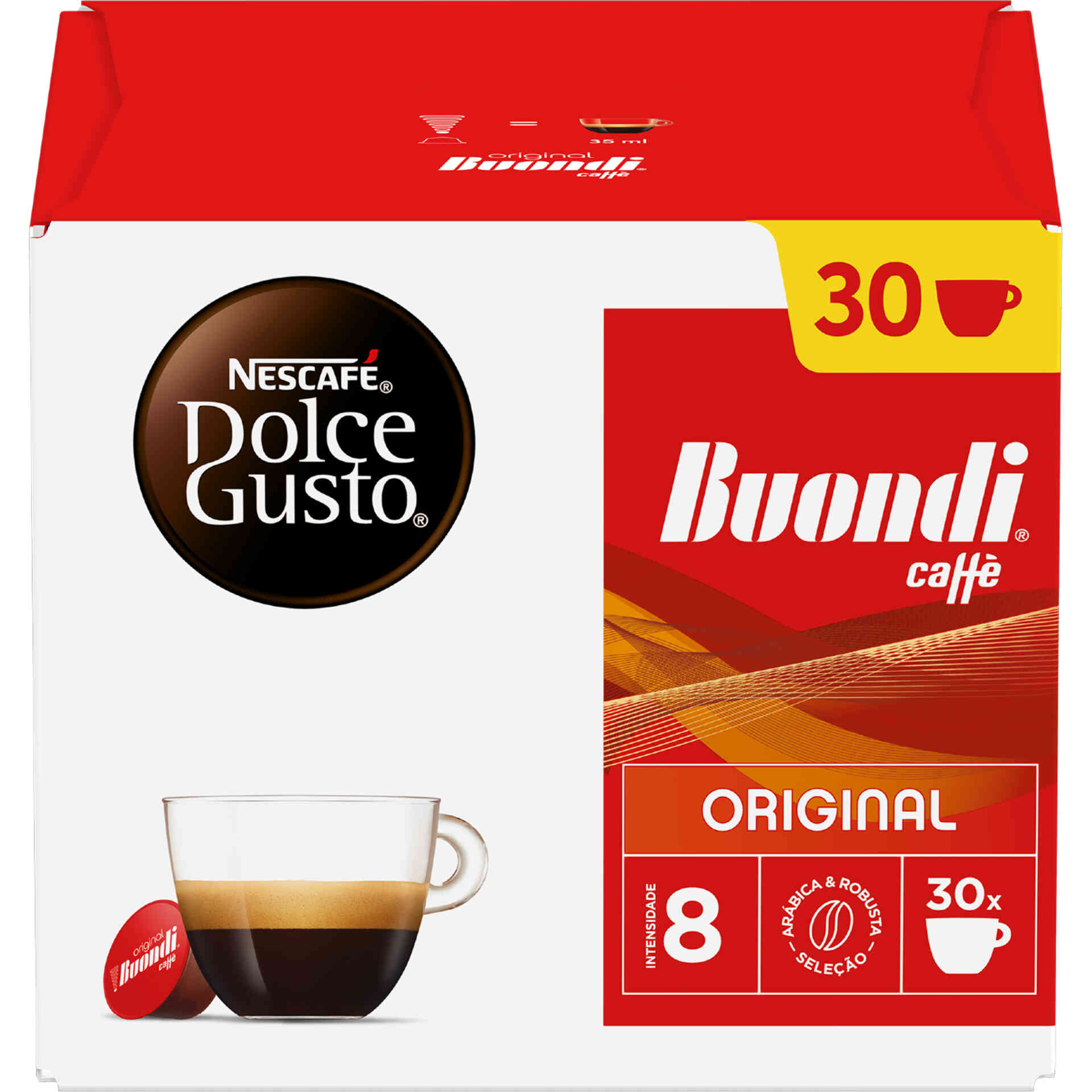 Cápsulas de Café Buondi Int 8 Nescafé Dolce Gusto - emb. 30 un ...