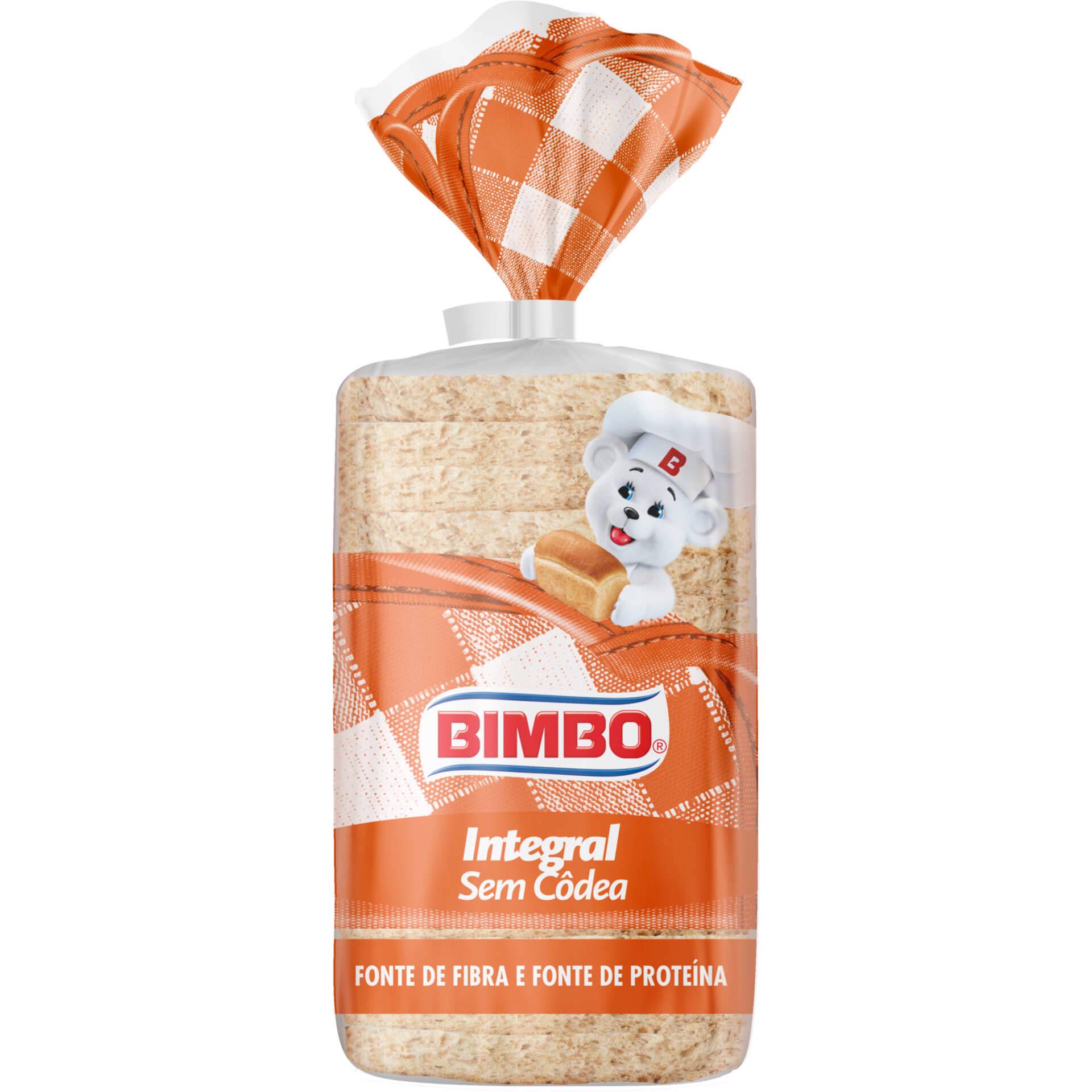 Pão de Forma Integral sem Côdea emb. 450 gr - Bimbo | Continente