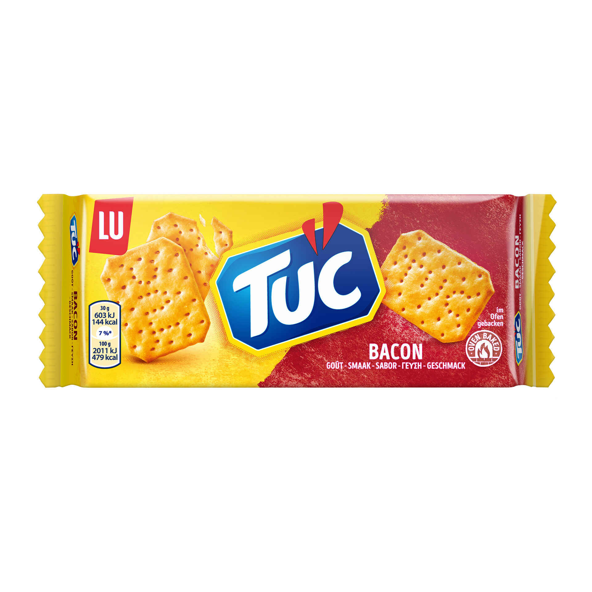 Bolachas Cracker Sabor a Bacon Tuc | Continente Online