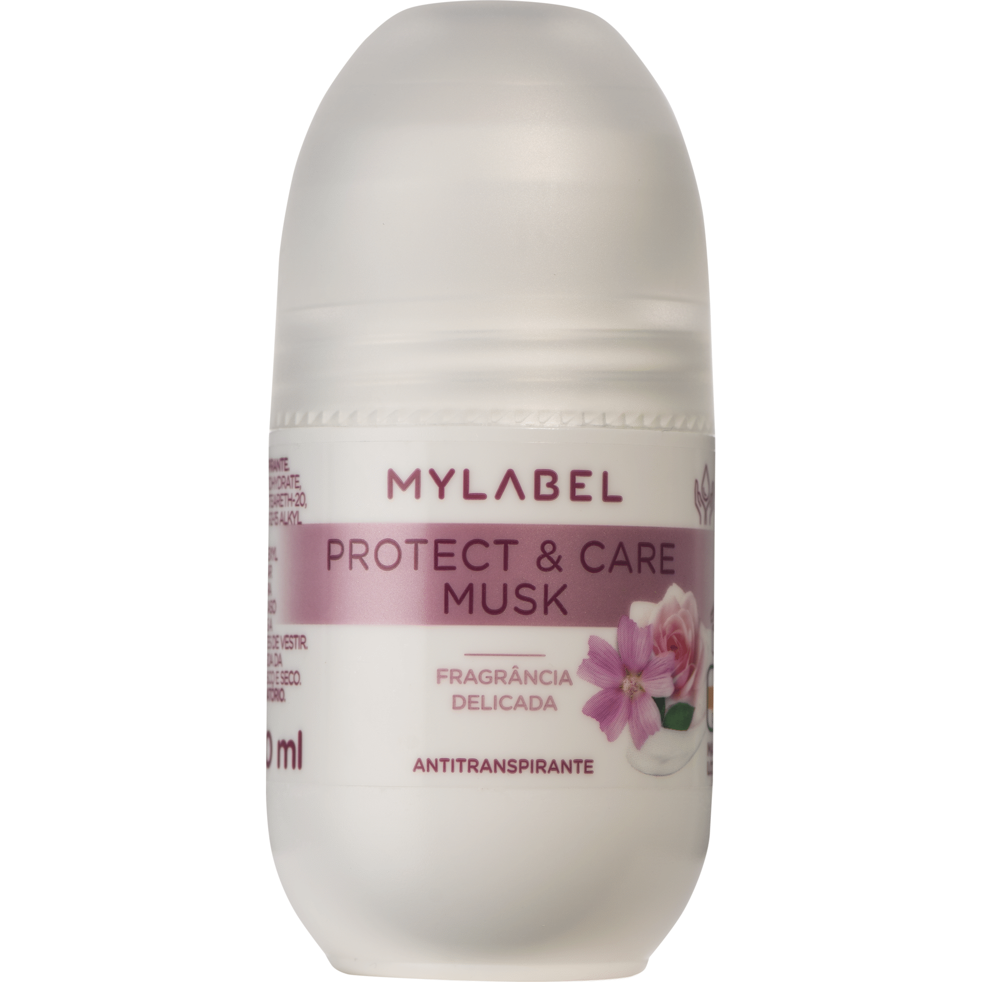 Desodorizante Roll-On Protect & Care Musk MyLabel - emb. 50 ml ...