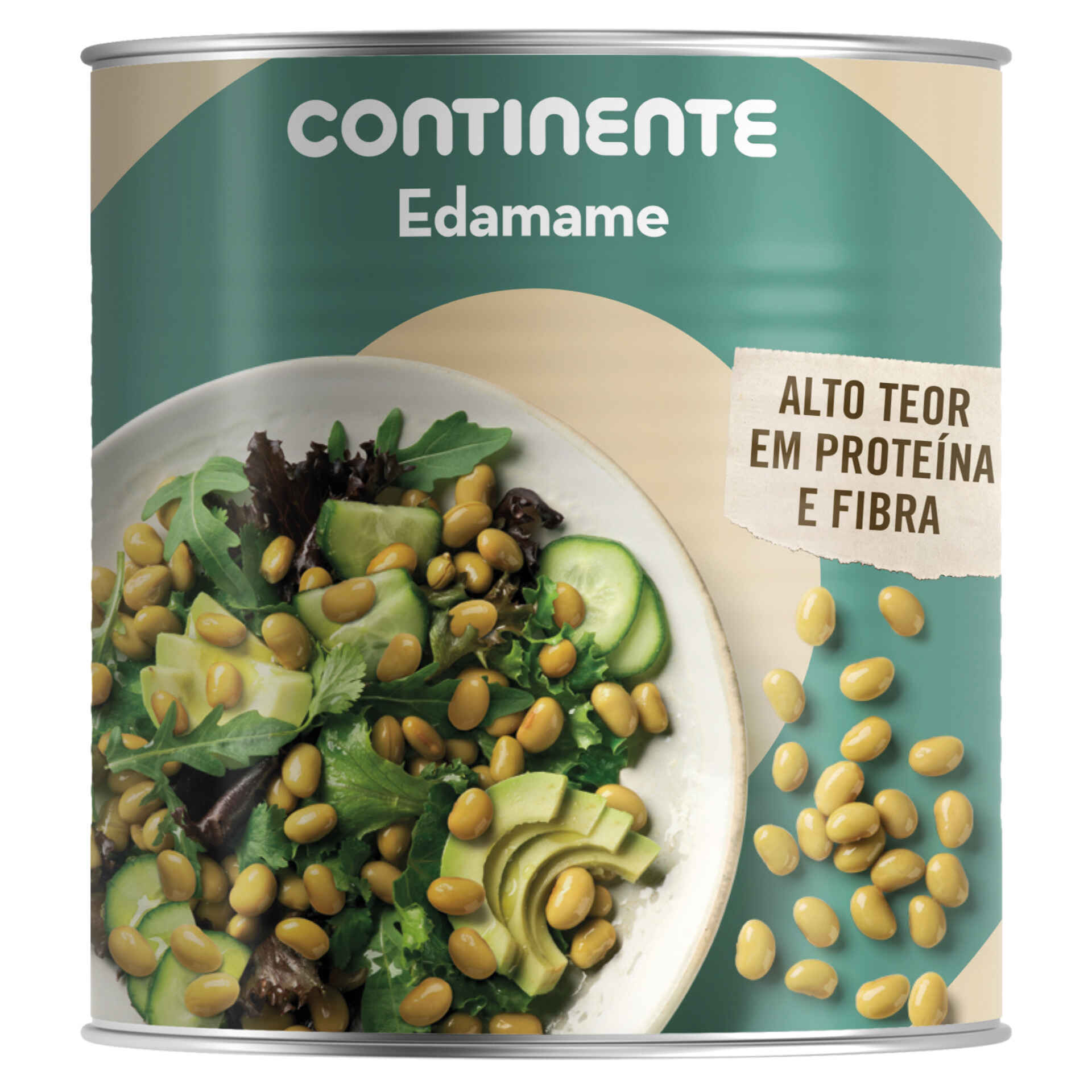 Edamame Cozido Continente - emb. 150 gr (peso escorrido 130 gr ...