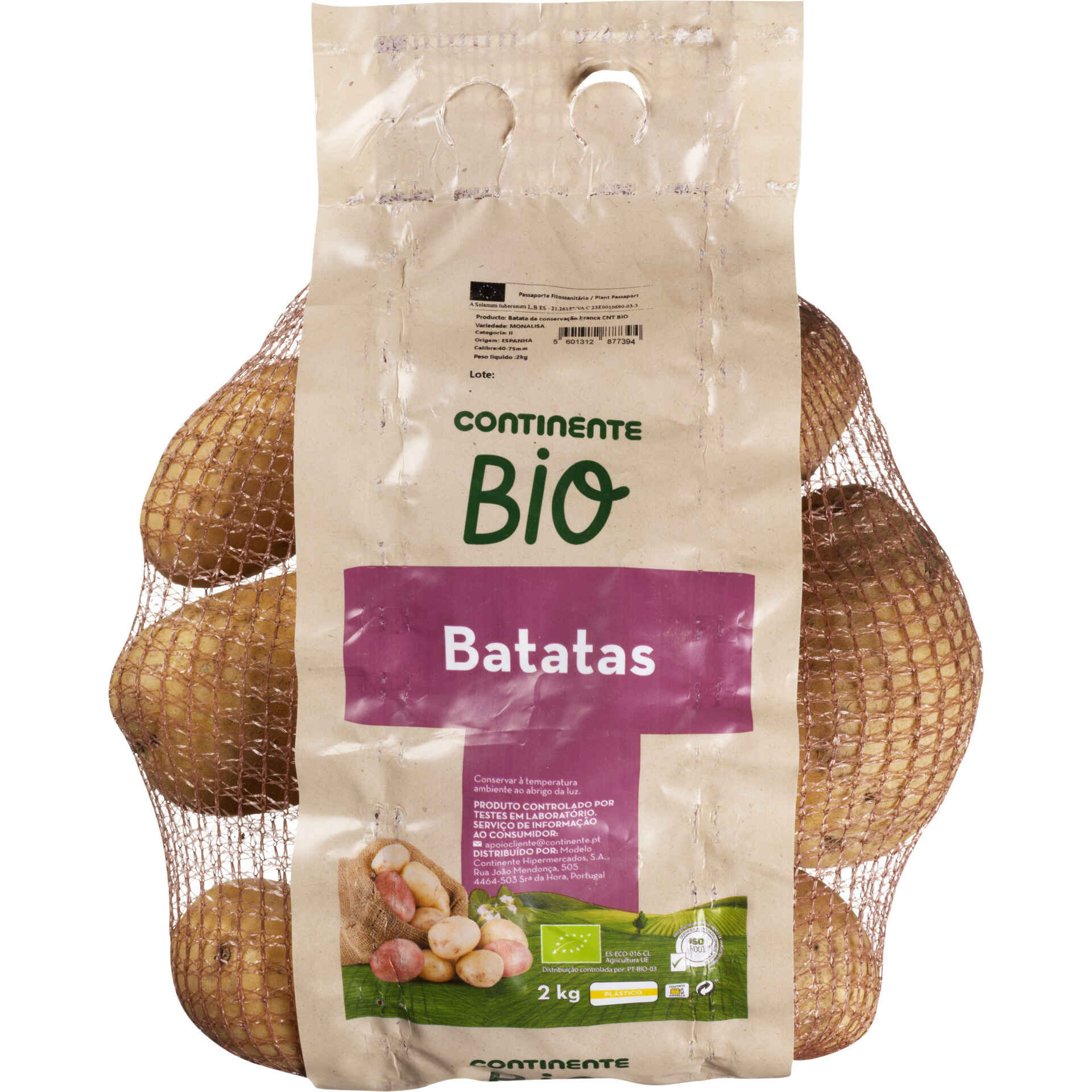 Batata Branca Biológica Continente Bio - emb. 2 kg | Continente Online