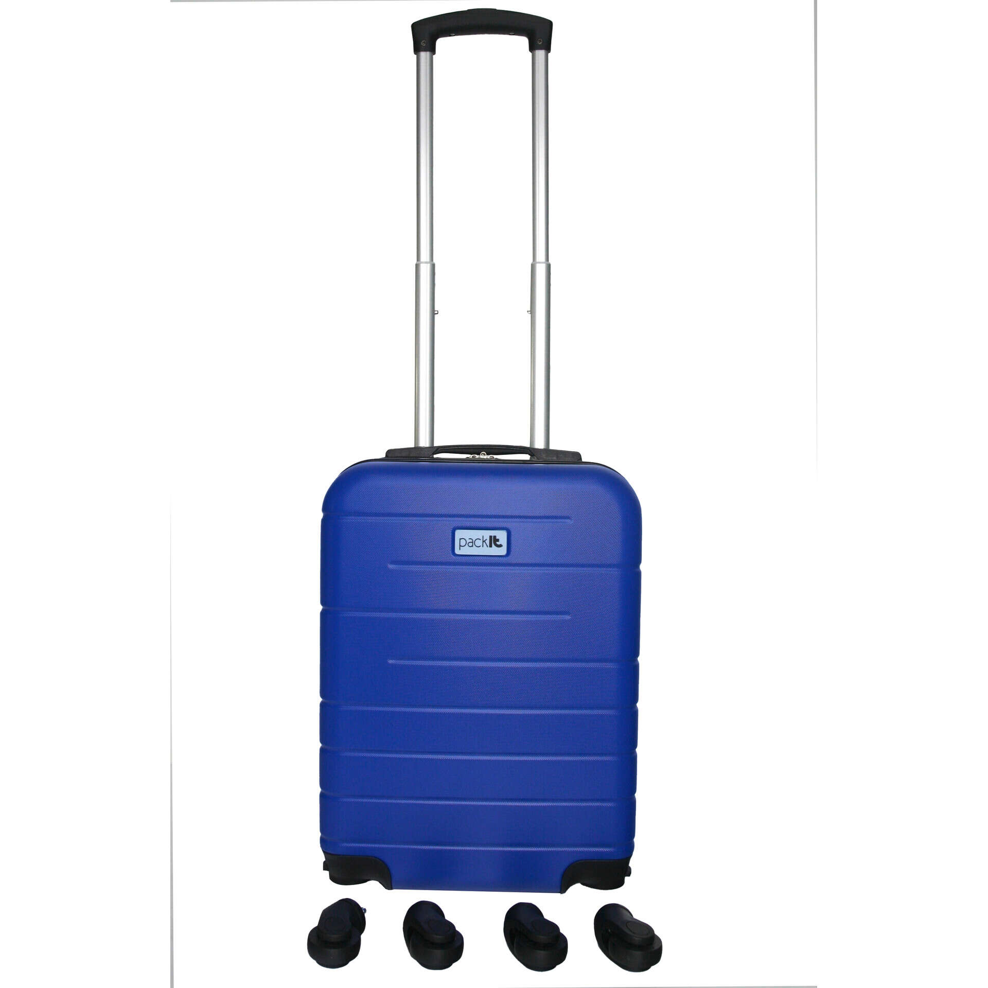 Conjunto 2 Malas Viagem Cabine Azul Bari Pack It | Continente Online