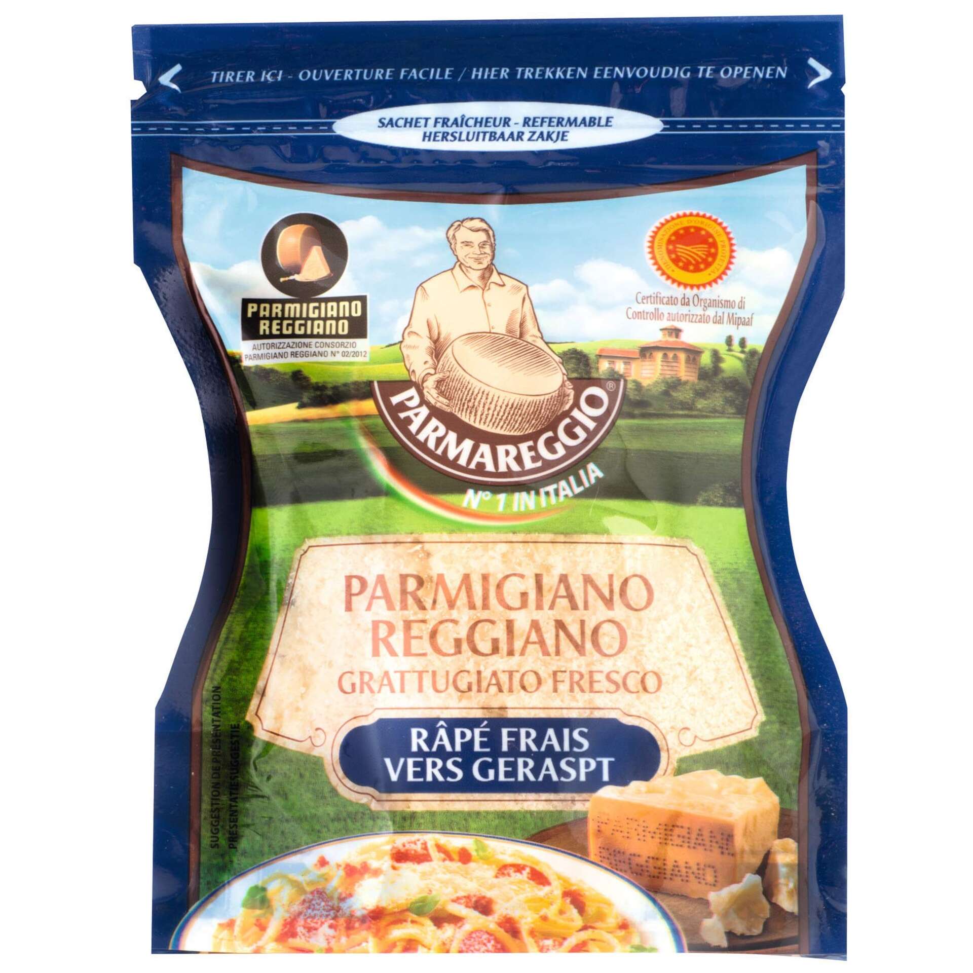 Queijo Parmigiano Reggiano Ralado Parmareggio | Continente Online