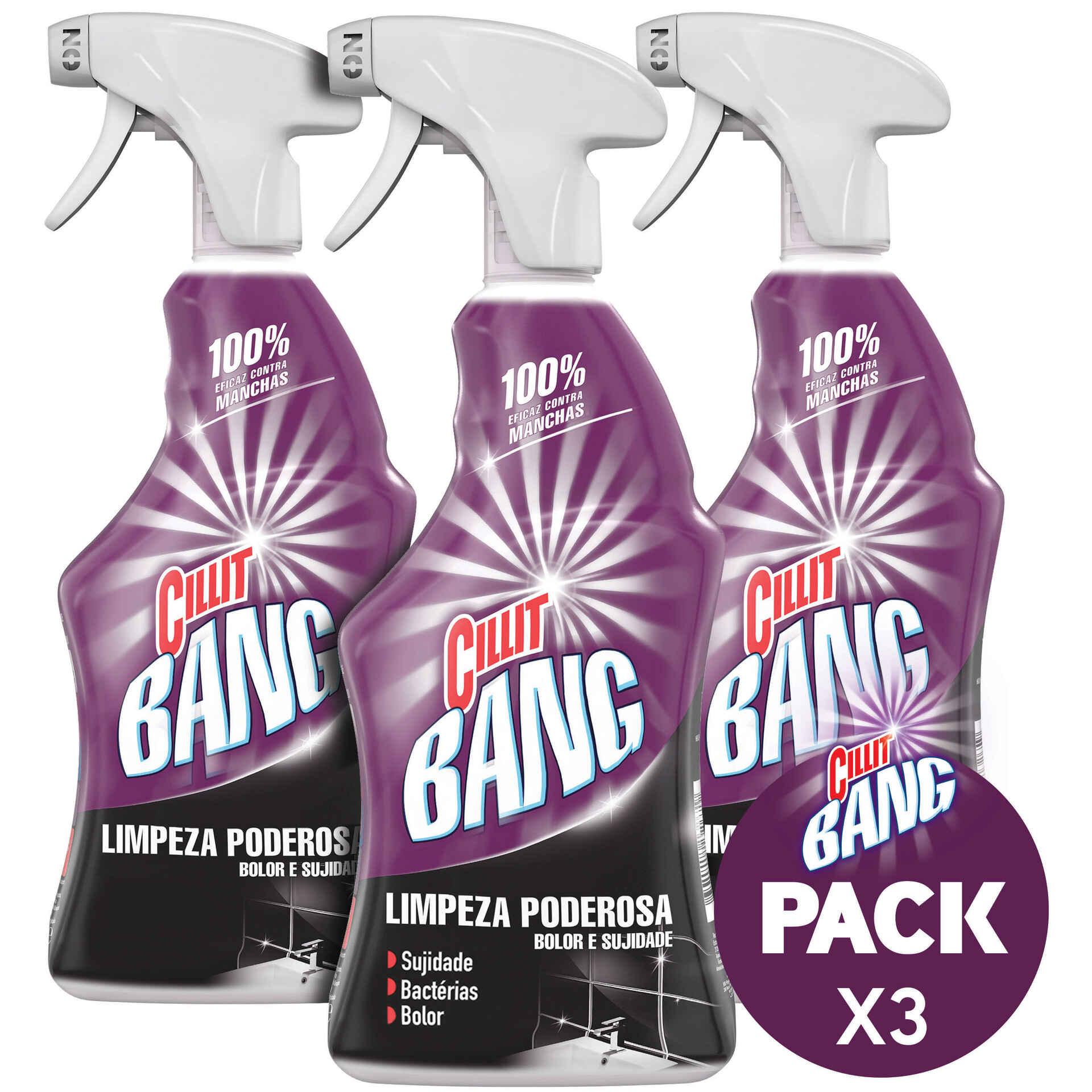 Anti-Bolores Spray Sujidade Cillit Bang - emb. 3 x 500 ml | Continente ...