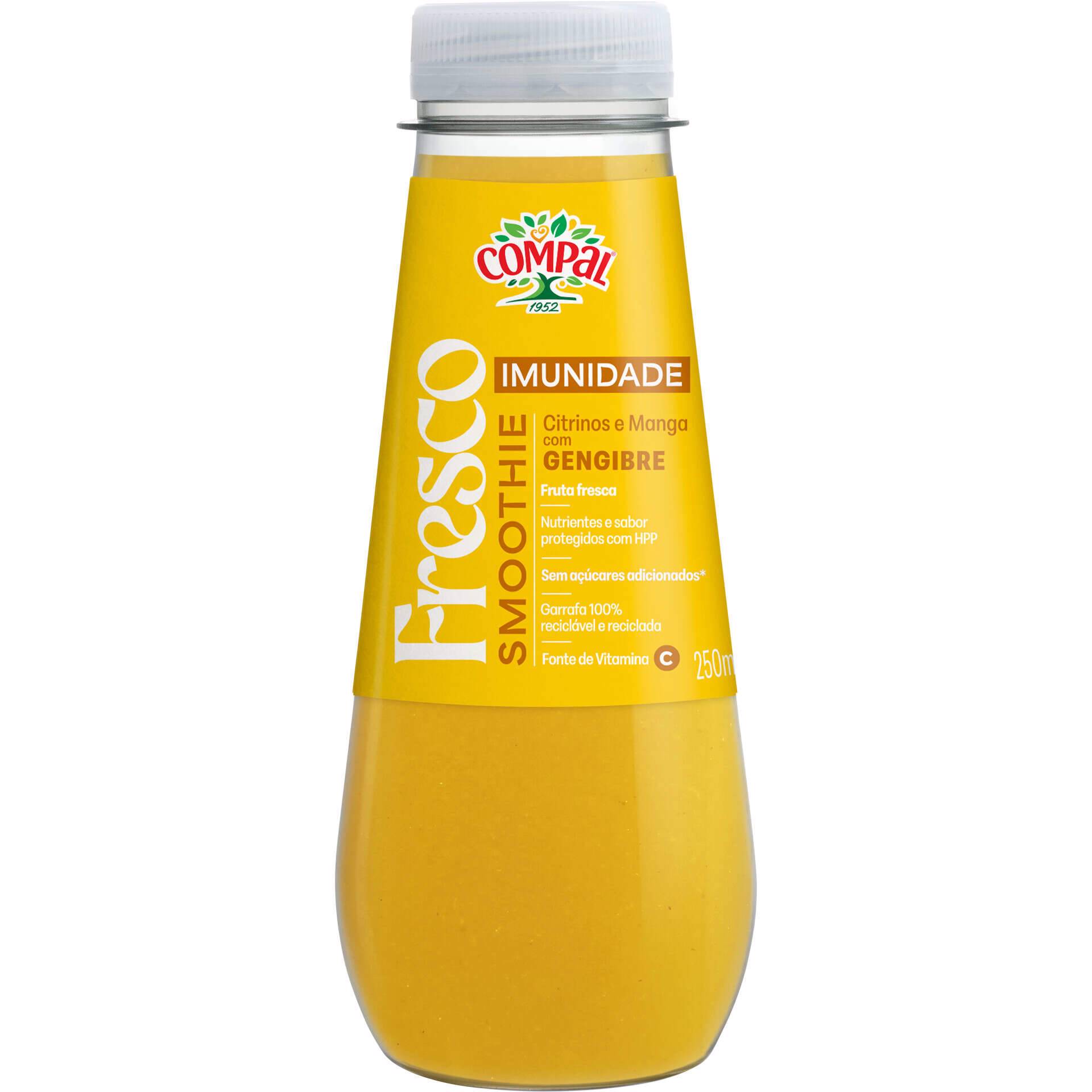 Smoothie Imunidade Citrinos, Manga e Gengibre Compal Fresco - emb. 25 ...