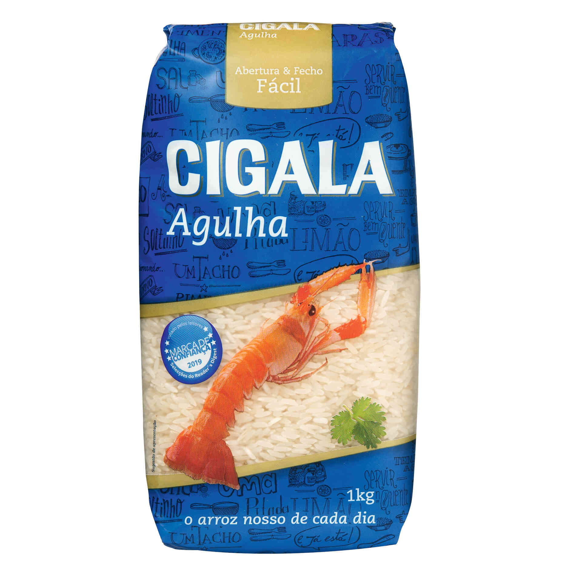 Arroz Agulha Cigala - emb. 1 kg | Continente Online