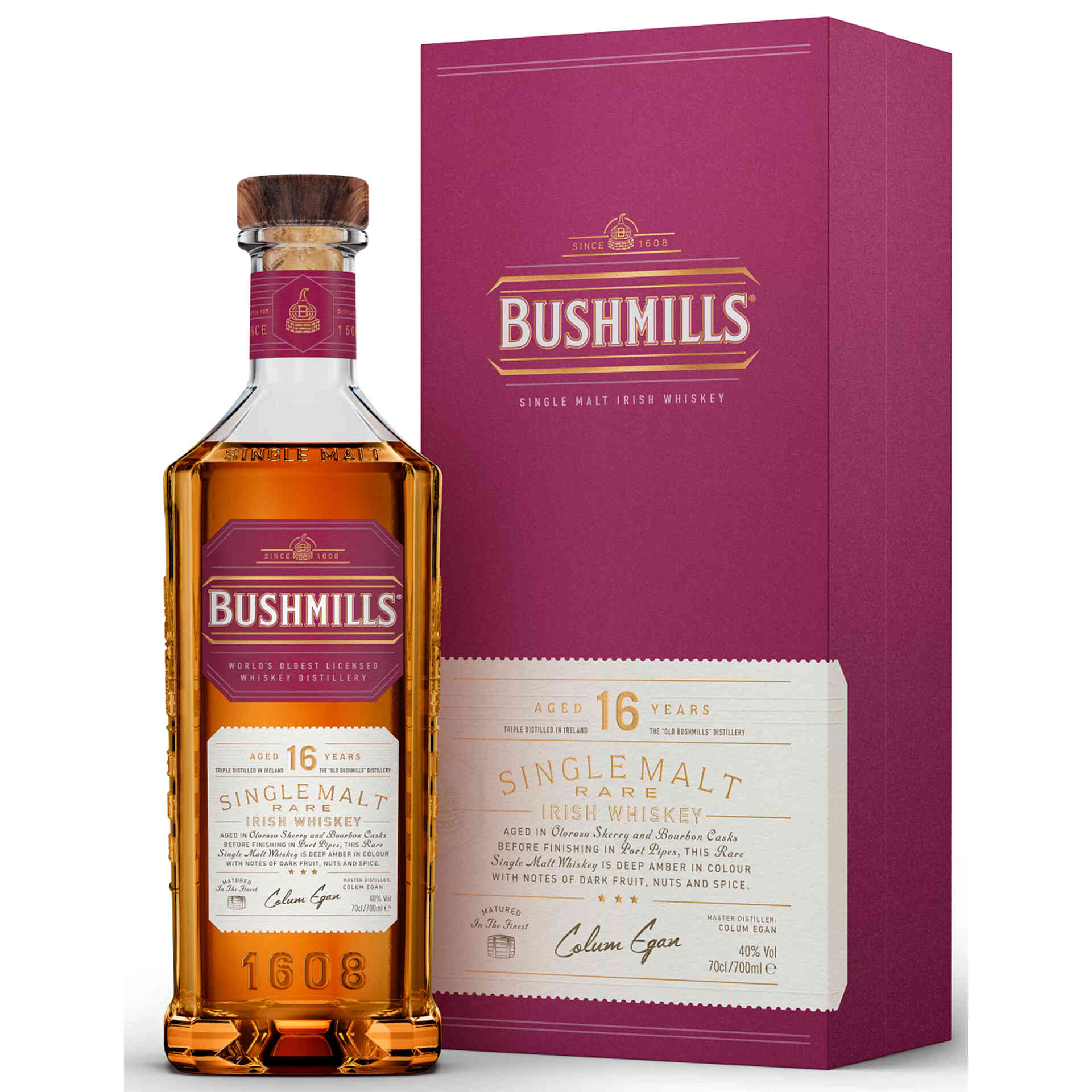 Whisky Irish Bushmills 16 Anos | Continente Online