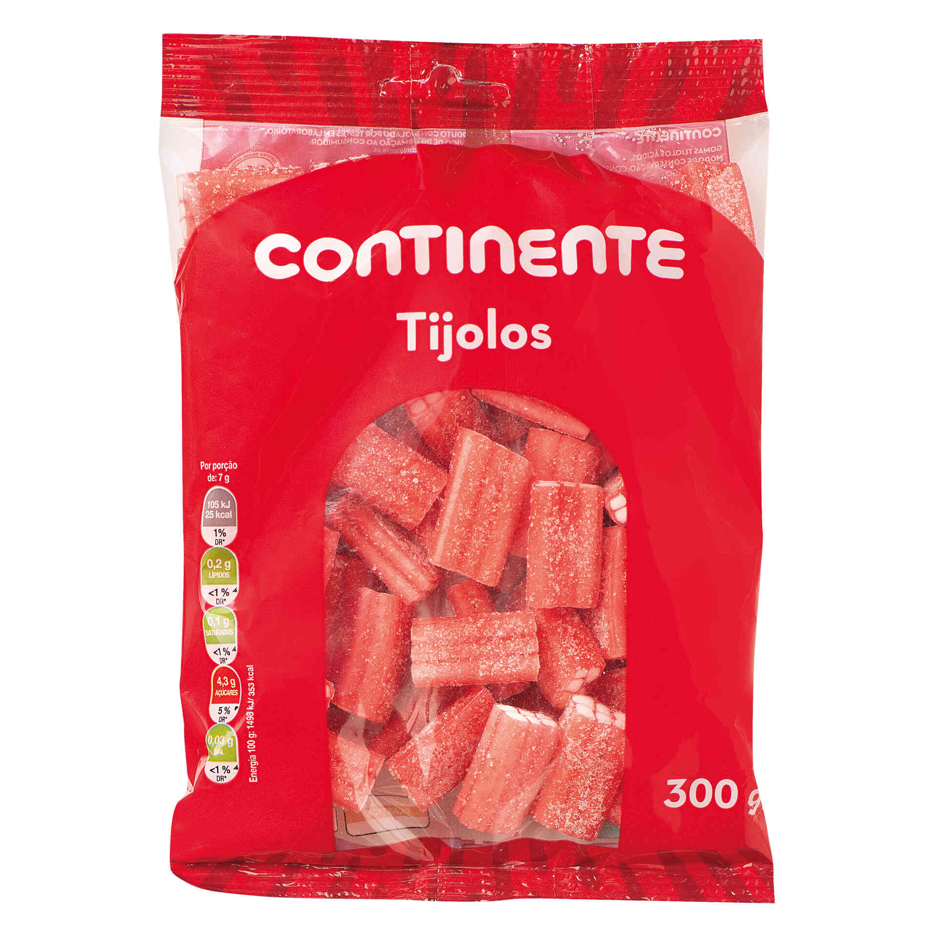 Gomas Tijolos Continente Infantil - emb. 300 gr | Continente Online