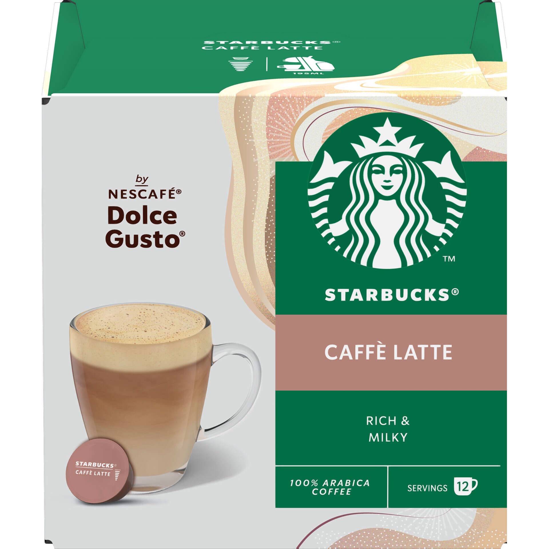 Cápsulas de Café Latte Int 6 Starbucks - emb. 12 un | Continente Online