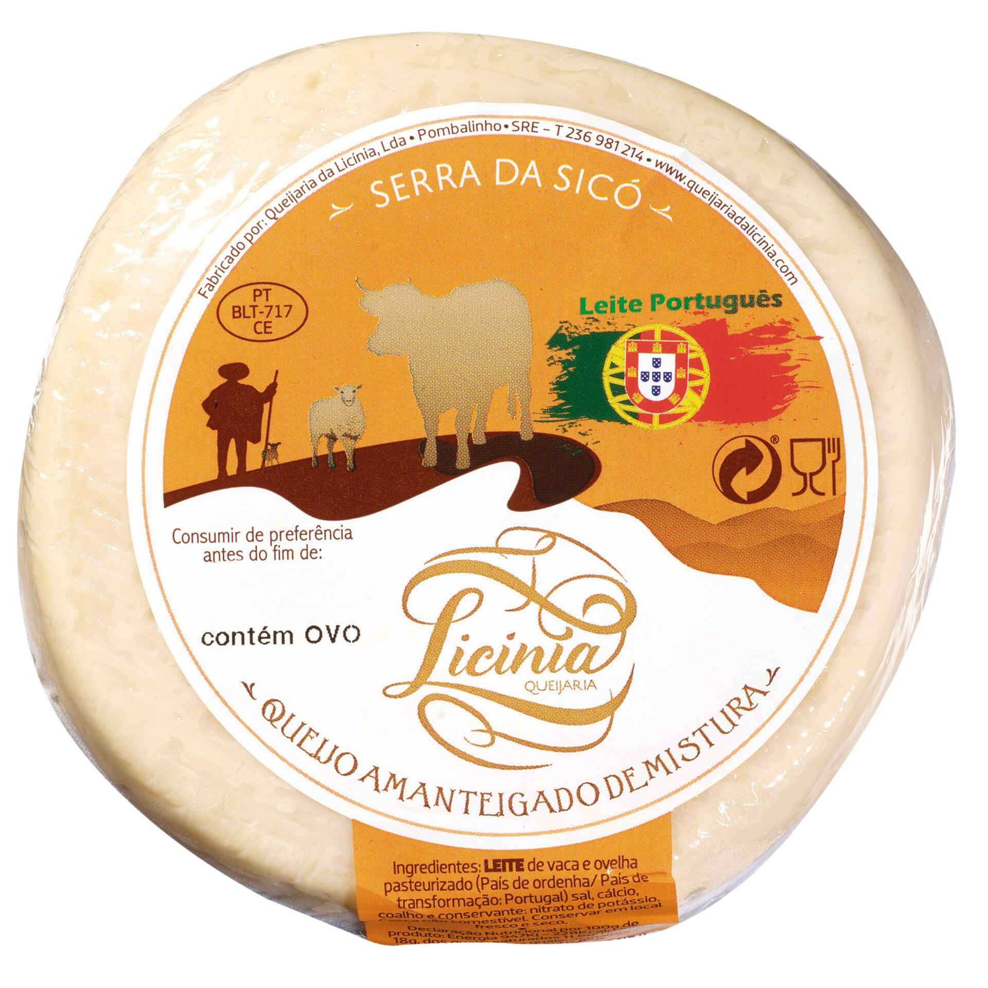 Queijo de Mistura Amanteigado Queijaria Licínia - emb. 400 gr ...