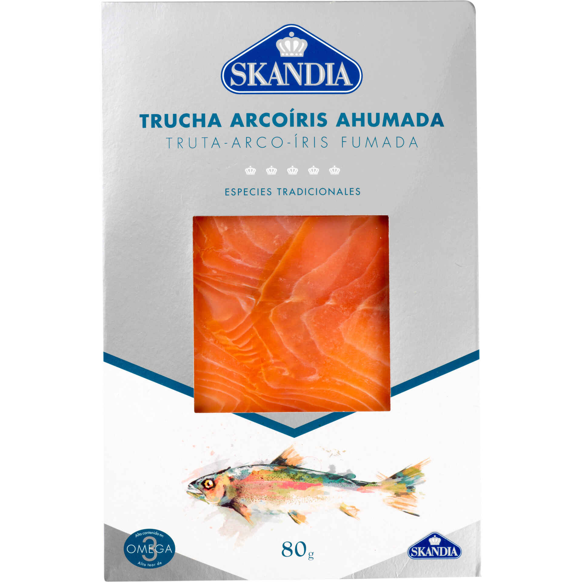 Truta Arco-Íris Fumada Skandia - emb. 80 gr | Continente Online