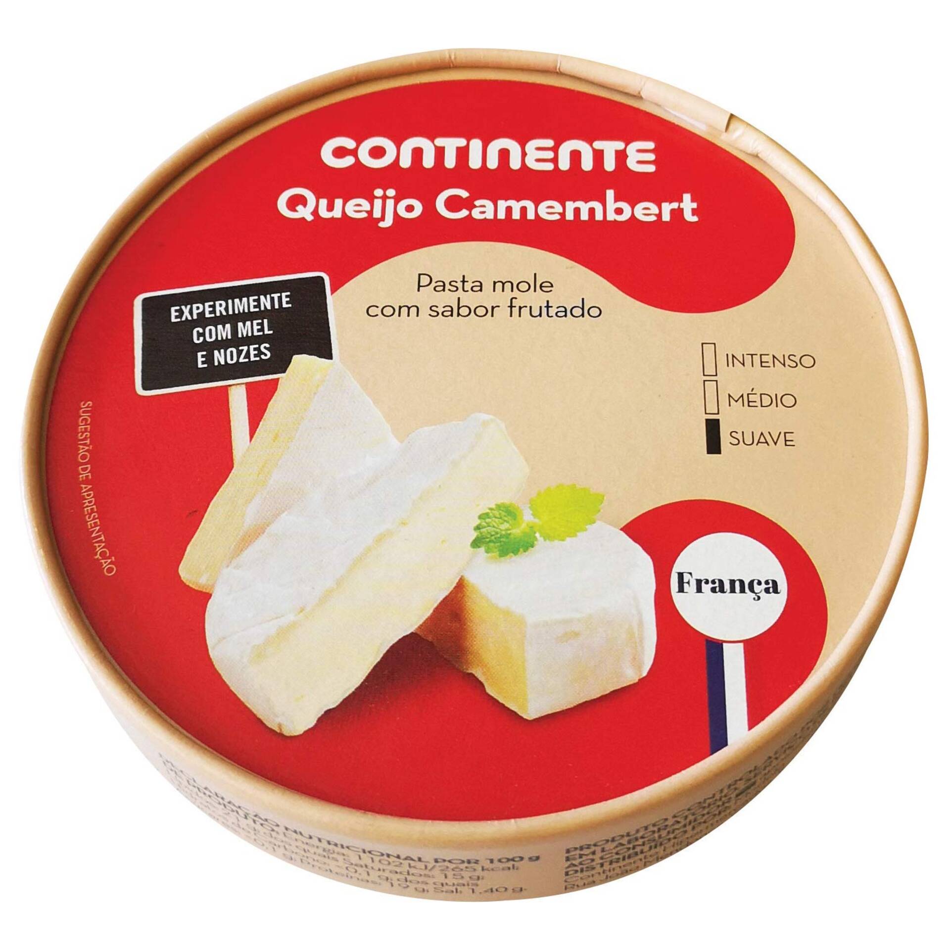 Queijo Camembert Continente - emb. 250 gr | Continente Online