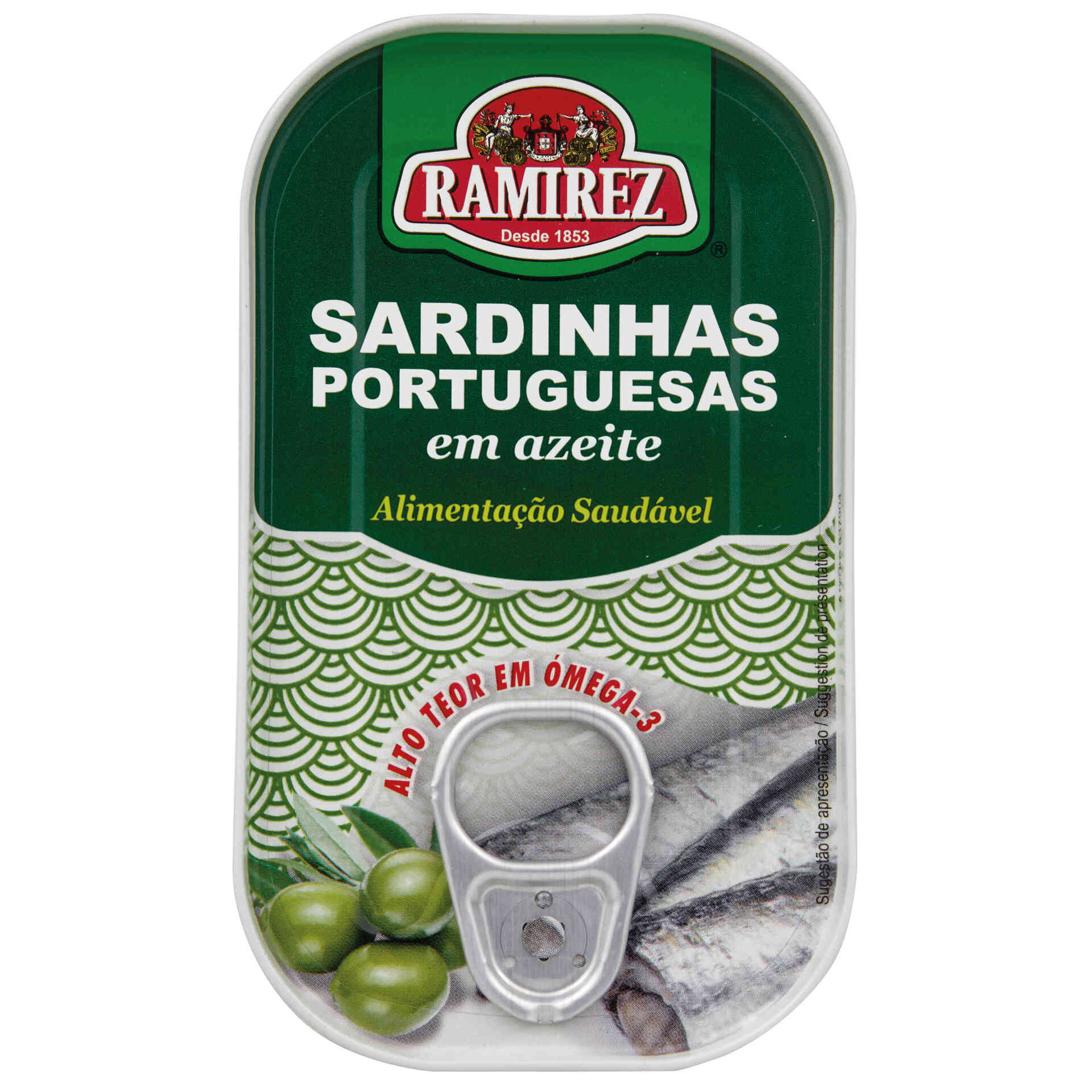 Sardinha em Azeite Ramirez - emb. 125 gr (peso escorrido 88 gr ...