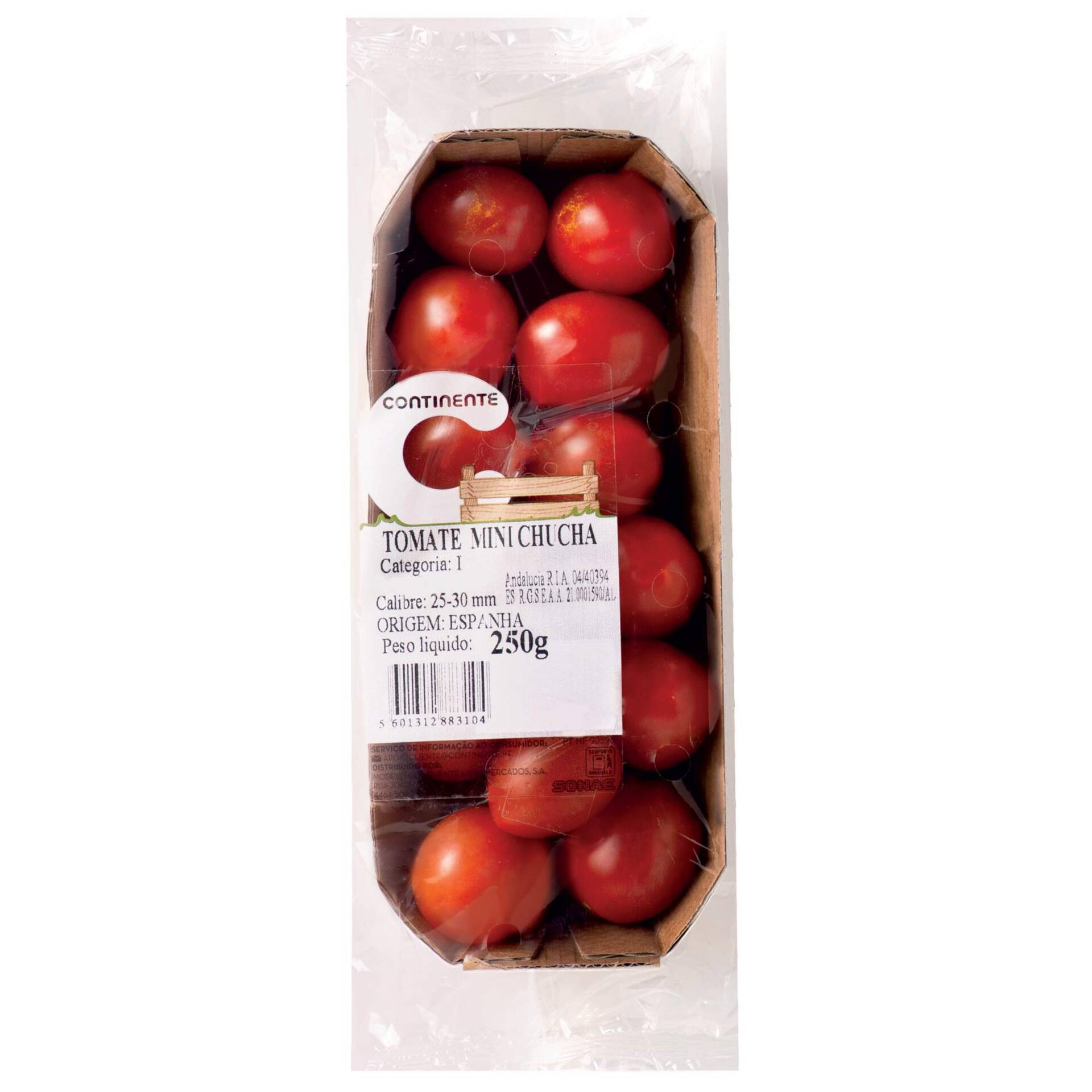 Mini Tomate Chucha Vermelho Continente - emb. 250 gr | Continente Online