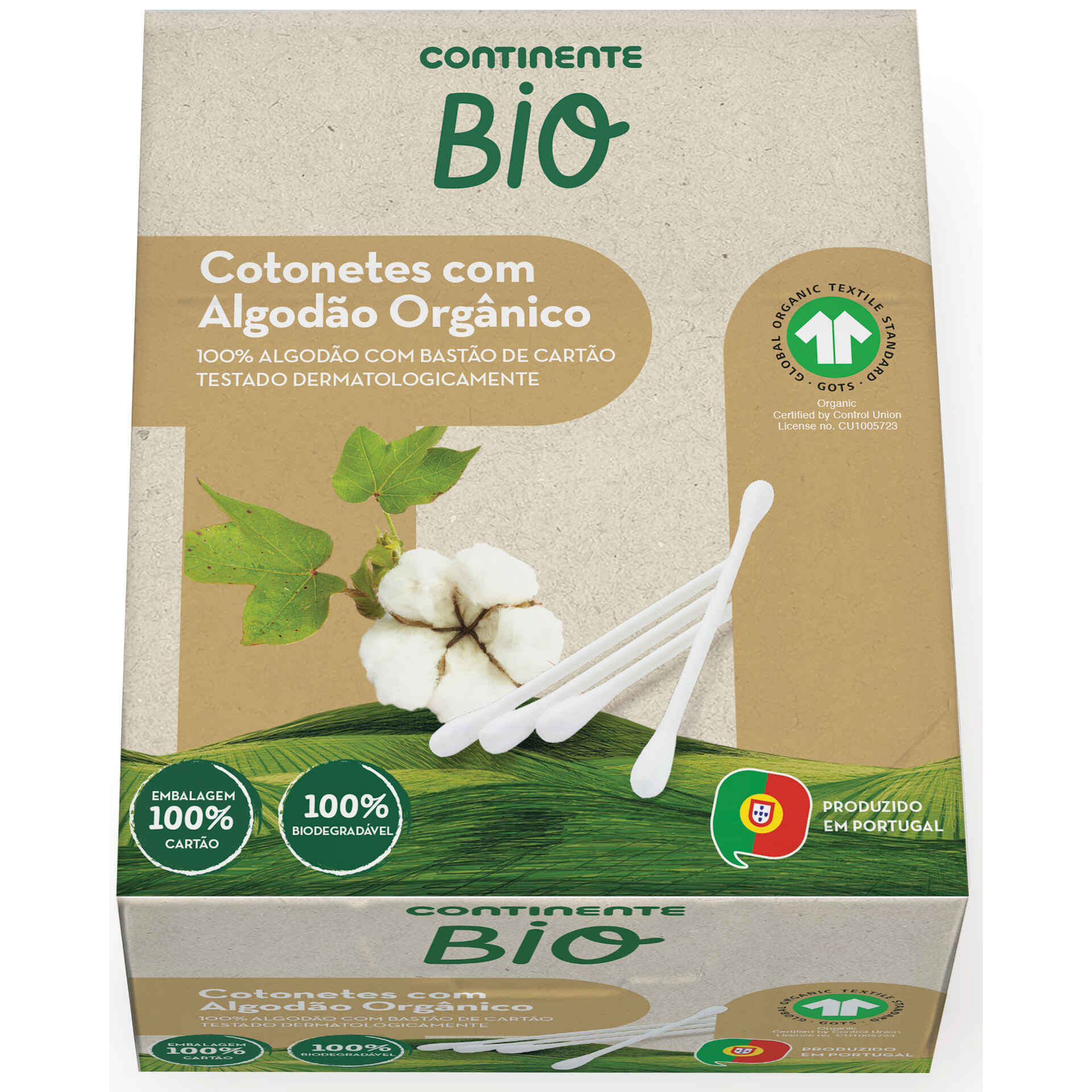 Cotonetes de Algodão Continente Bio - emb. 300 un | Continente Online