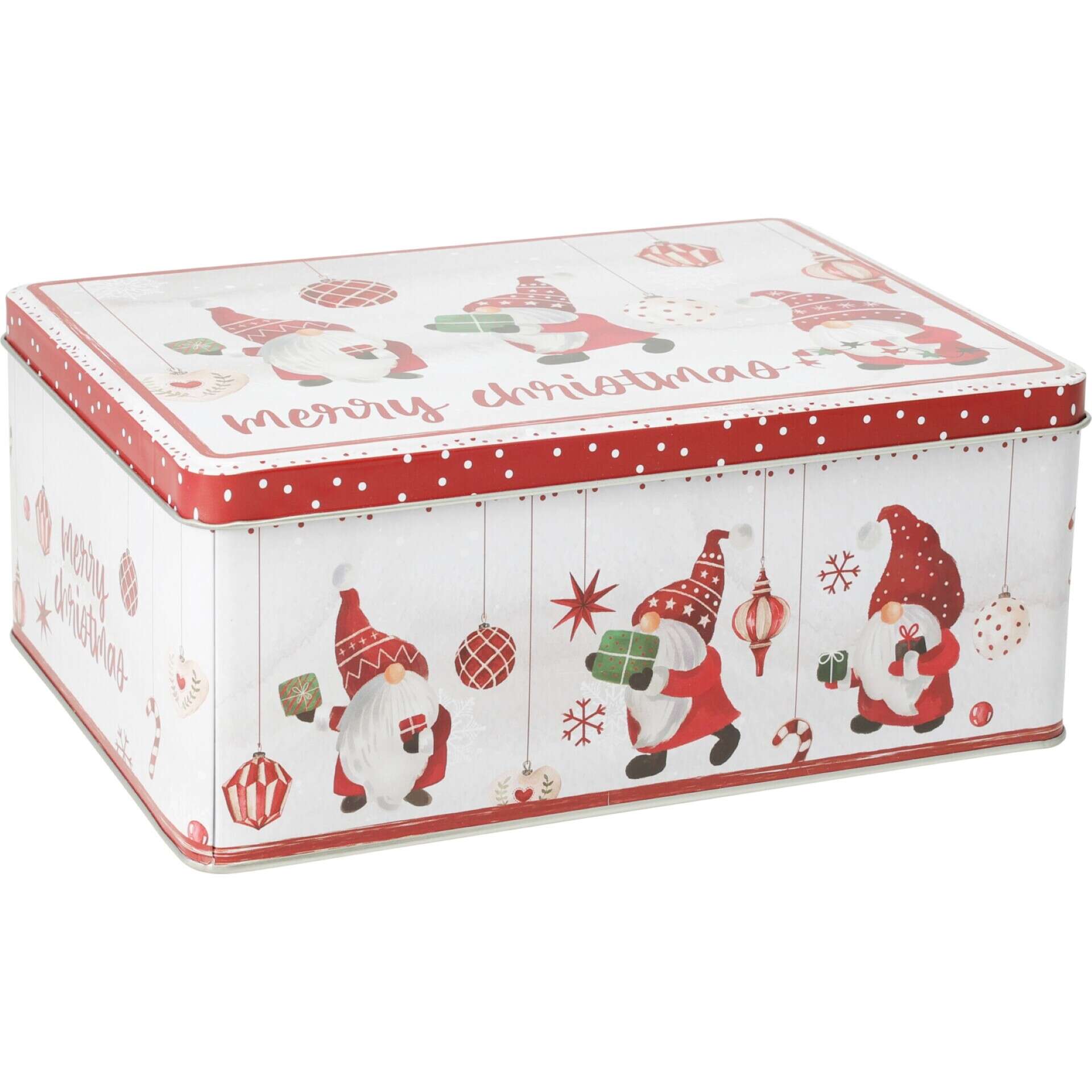 Lata Multiusos L Gnomos Natal KOOPMAN | Continente Online