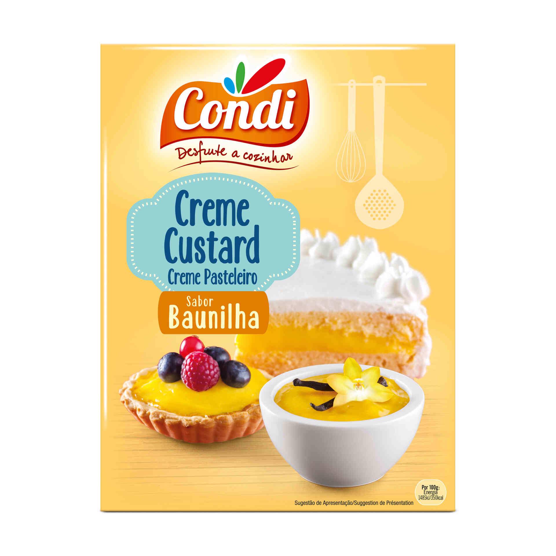 Farinha para Creme Custard Baunilha Condi - emb. 500 gr | Continente Online